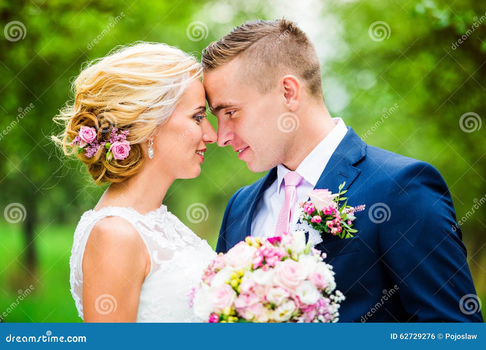 Beautiful wedding couple stock photo. Image of cute, husband - 62729276