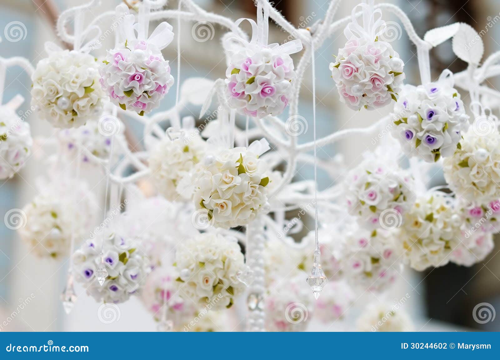 Beautiful Flowers Decoration Stock Photo - Image of bride, detail: 30244602