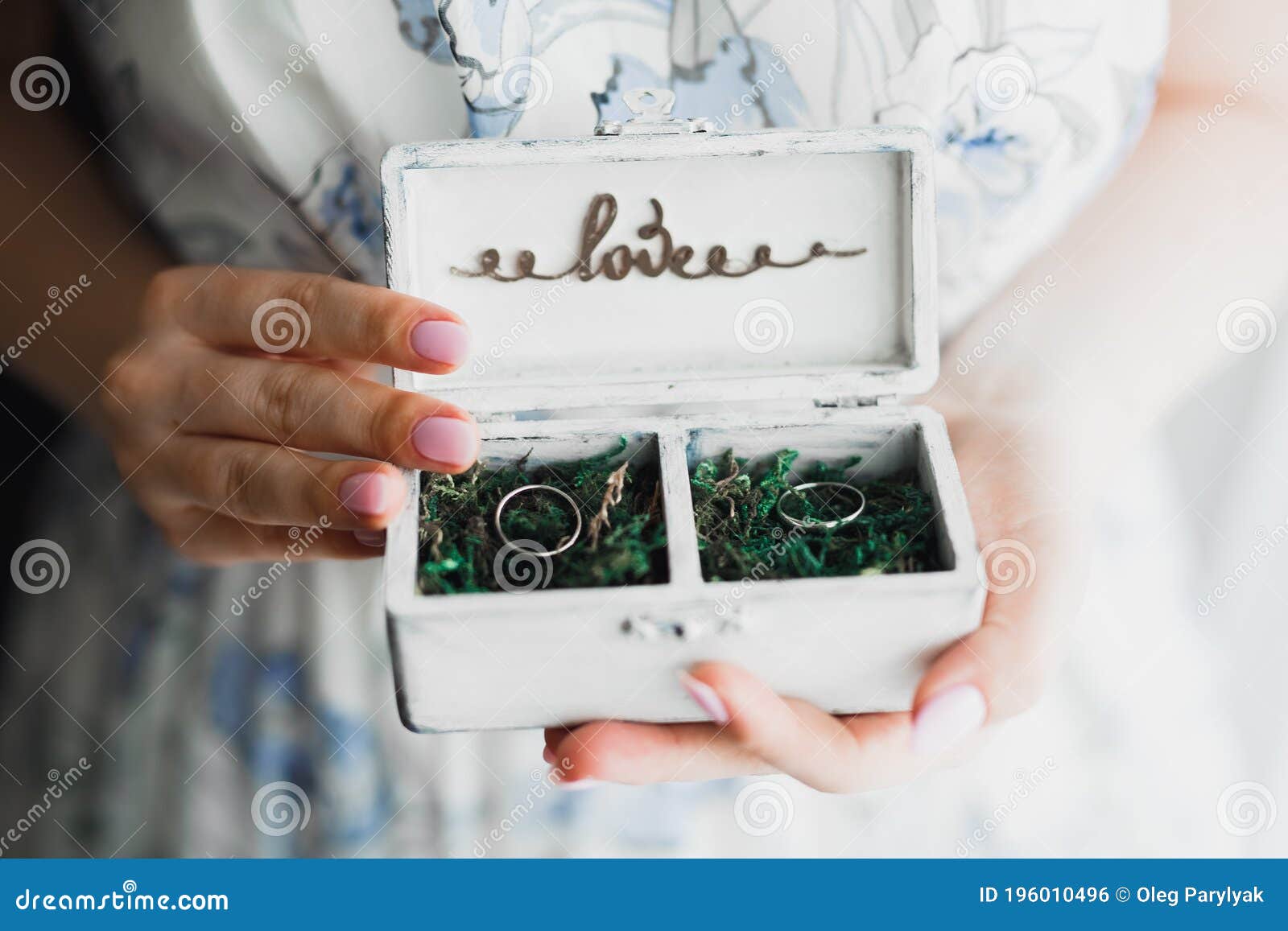 Beautiful Wedding Rings in a Box Stock Photo - Image of colorful ...