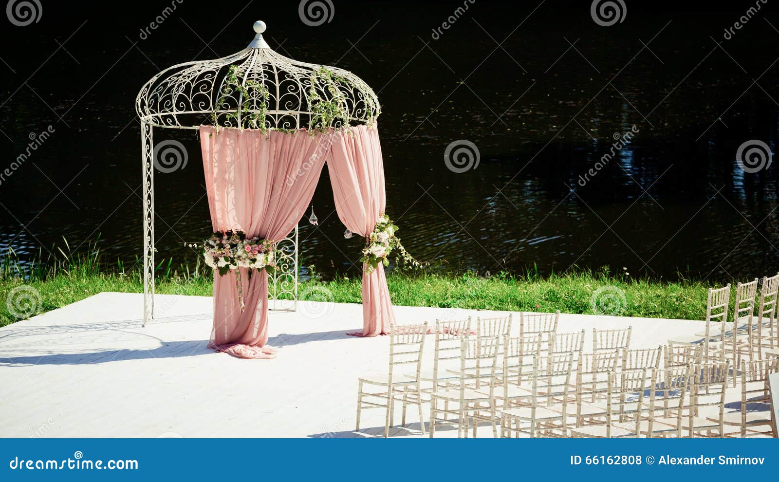 Beautiful wedding set up stock photo. Image of catered - 66162808