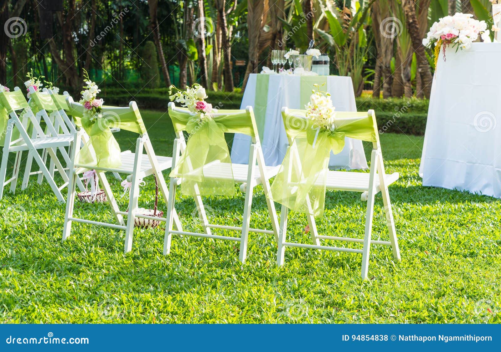 Beautiful wedding set up. stock photo. Image of ceremony - 94854838