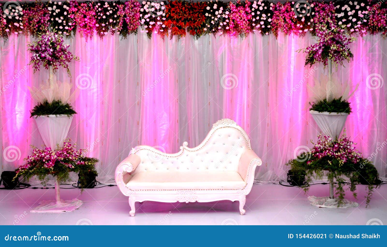 Beautiful Wedding Stage Decorators Images Stock Image - Image of ...