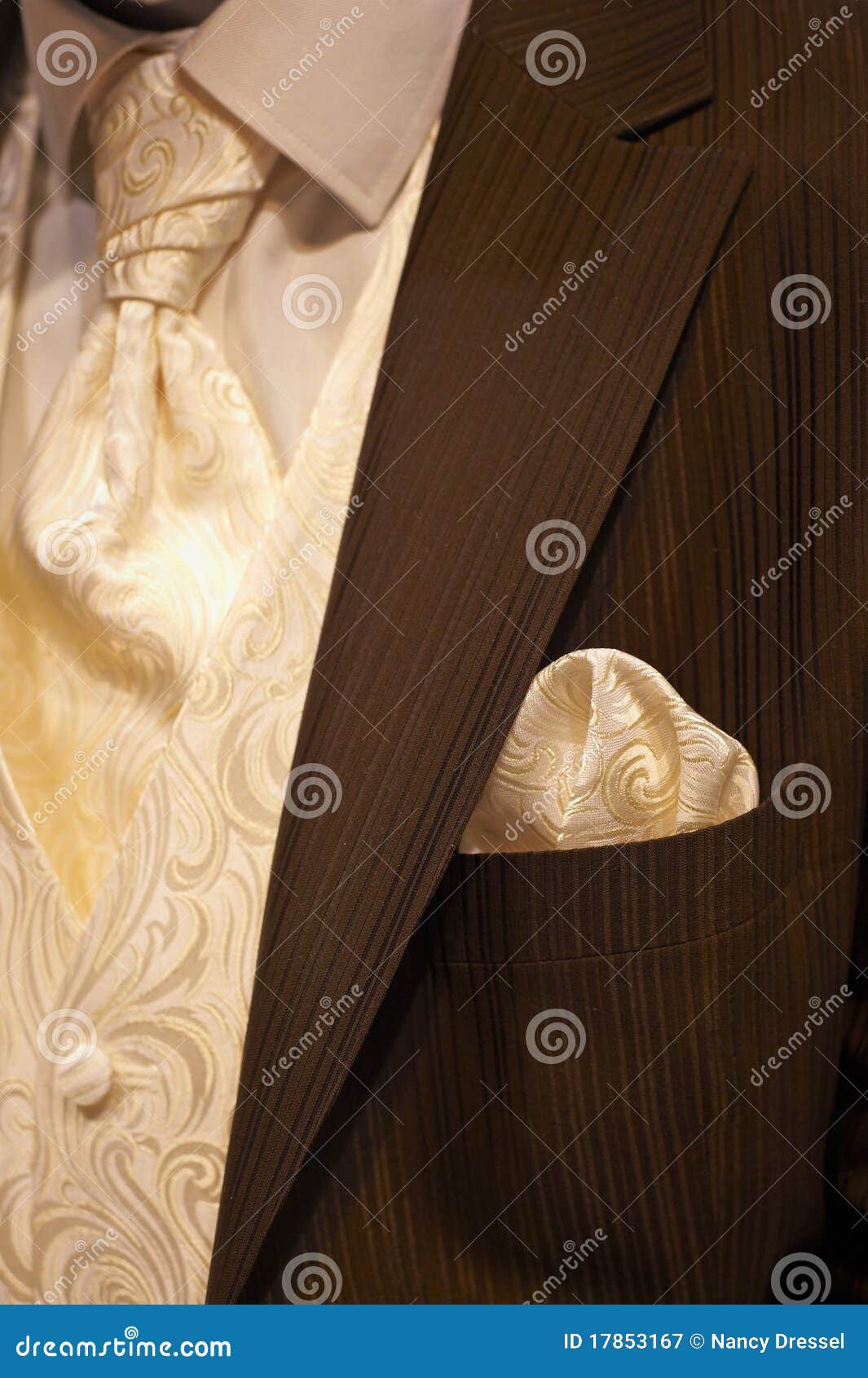 Beautiful wedding tuxedo stock image. Image of drapery - 17853167