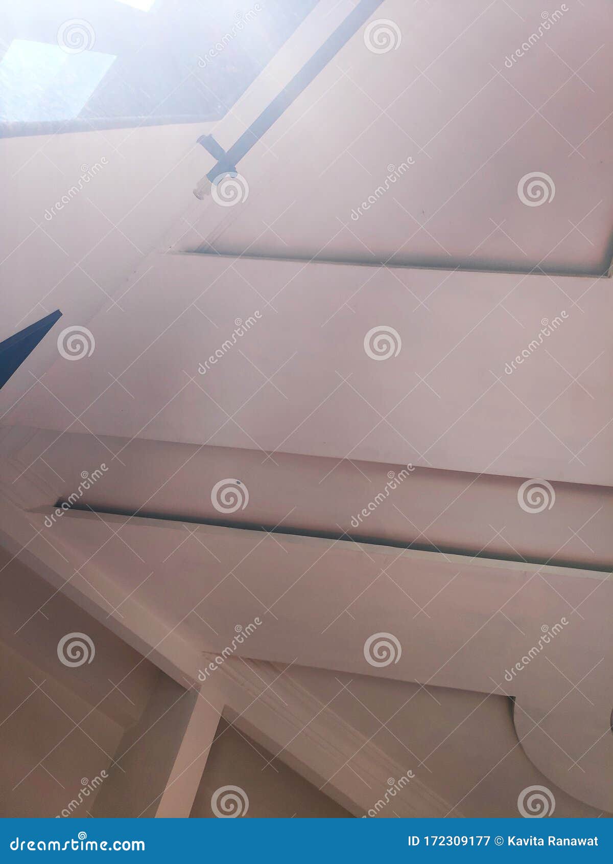 Beautiful White Ceiling Design in Room Stock Image - Image of interior ...