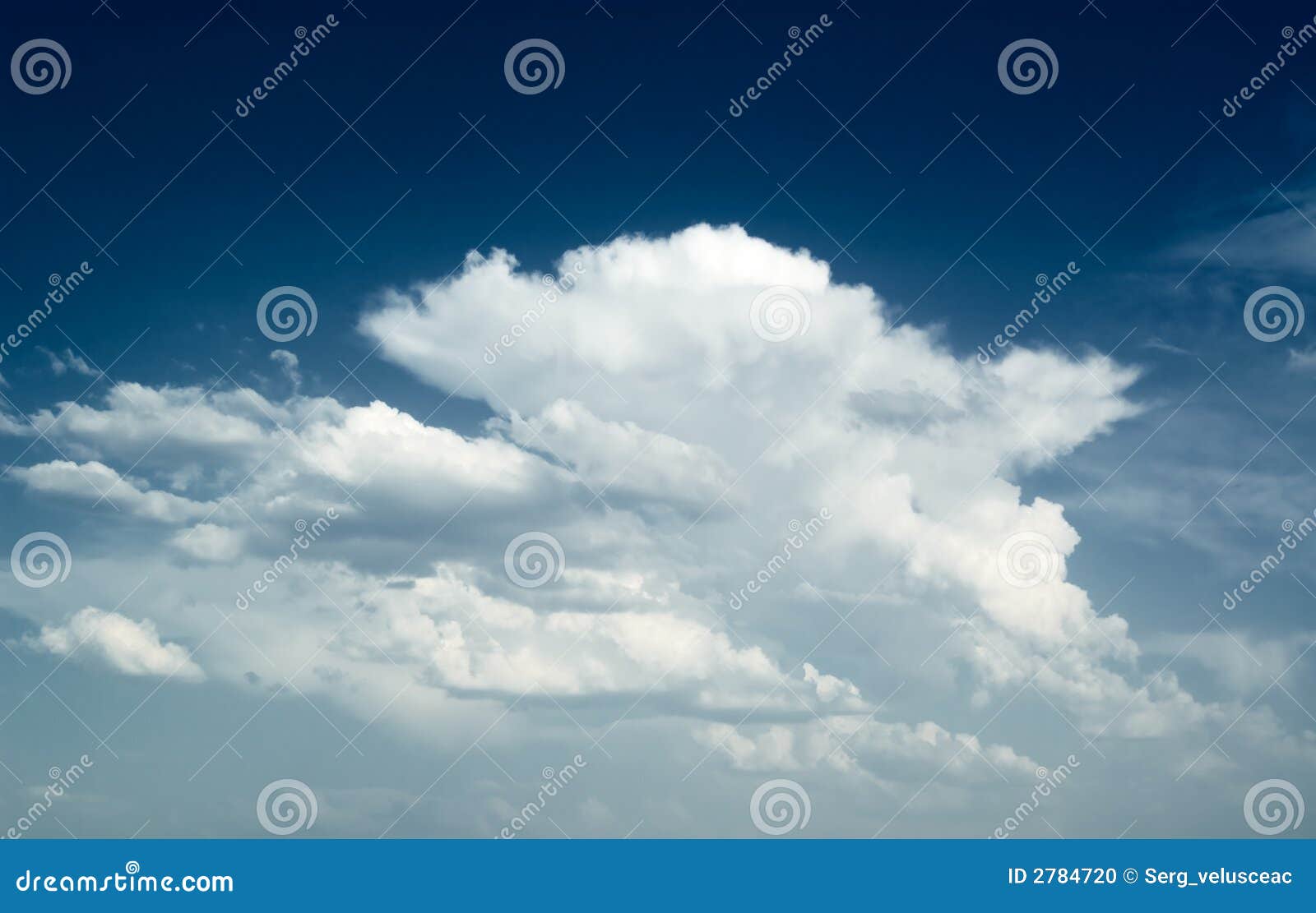 The Beautiful White Clouds. Stock Photo - Image of high, heaven: 2784720