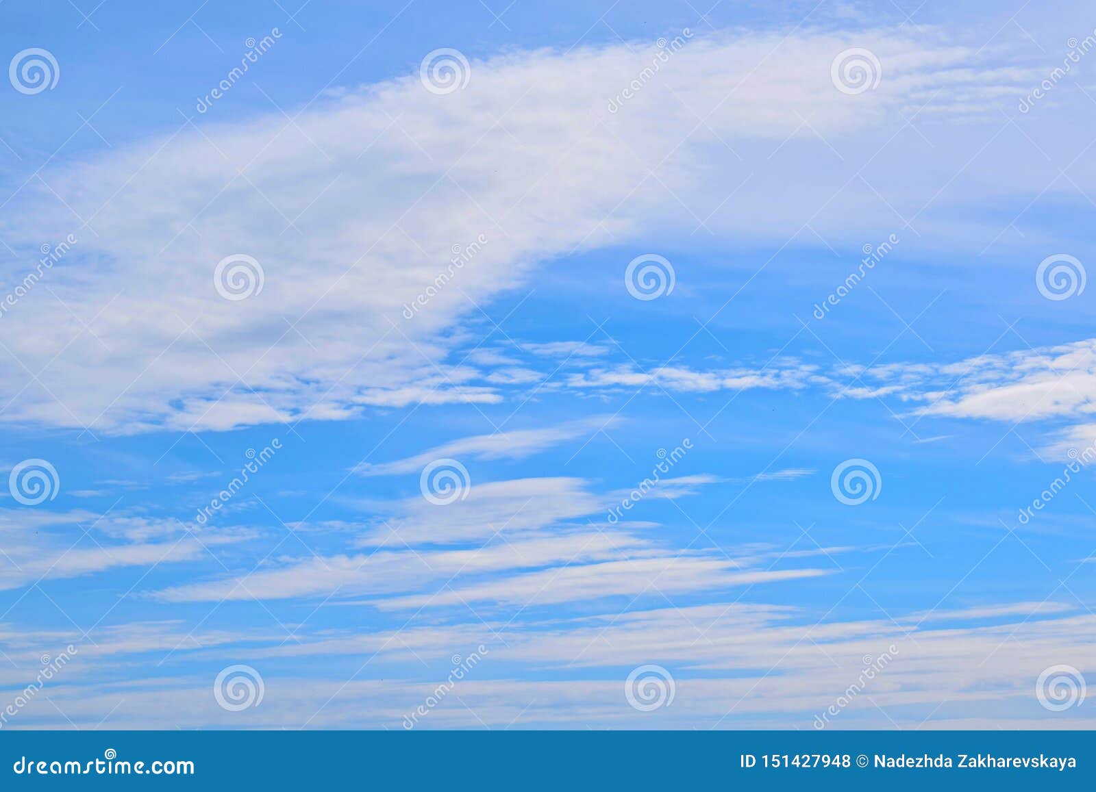 Beautiful white clouds. stock photo. Image of white - 151427948
