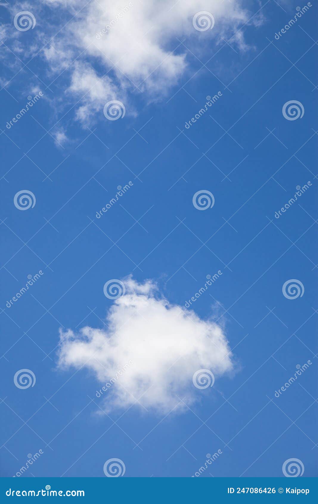 Beautiful White Clouds in the Sky. Stock Photo - Image of ozone ...