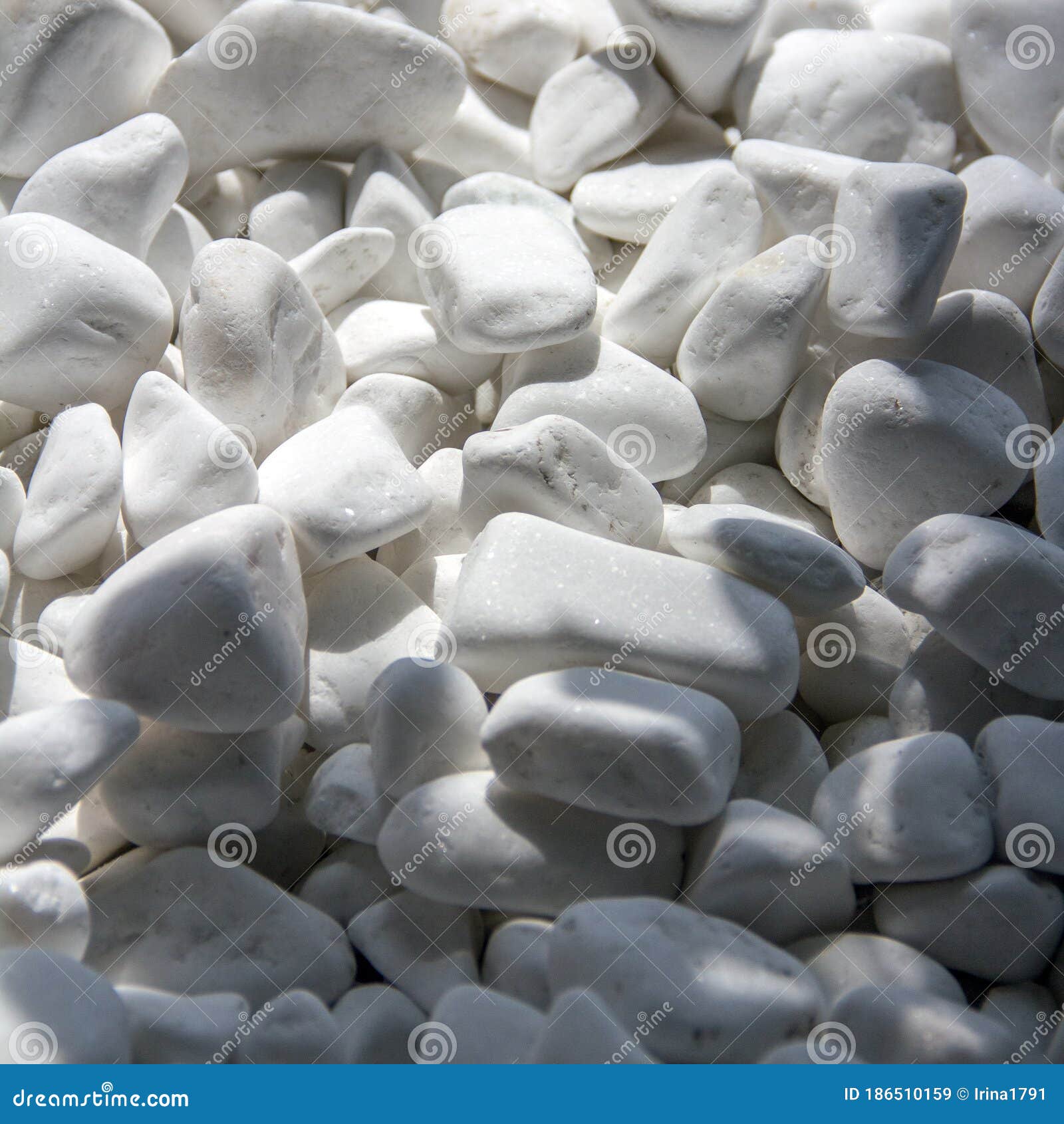 Beautiful White Decorative Stones Stock Image - Image of abstract ...