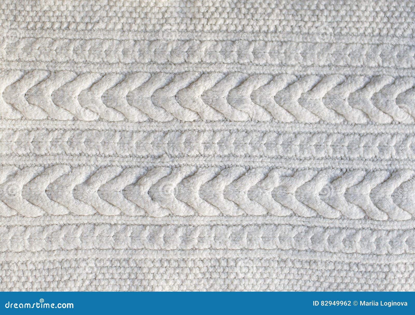 Beautiful White Knitted Pattern Close Up Stock Photo - Image of jersey ...