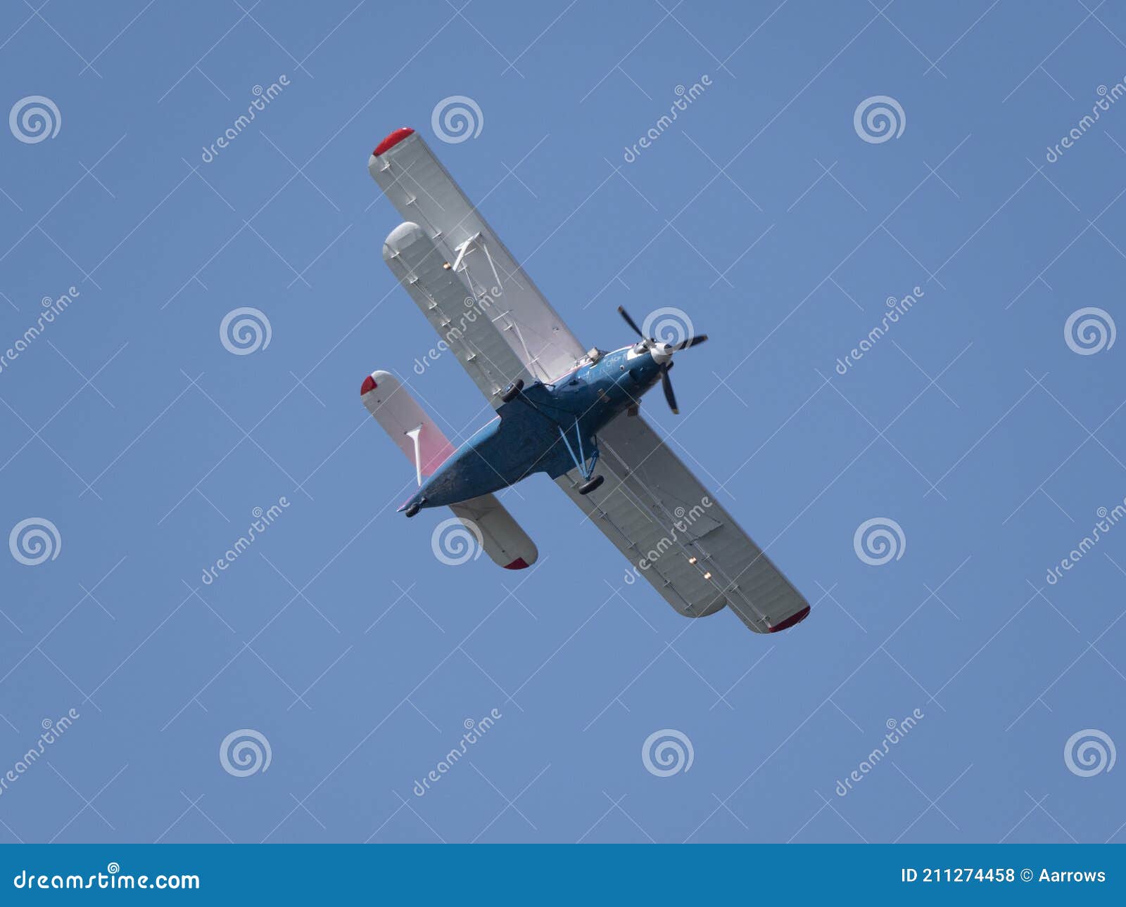 White Plane With Blue Details Of The Company Air Europa Airlines Flying ...