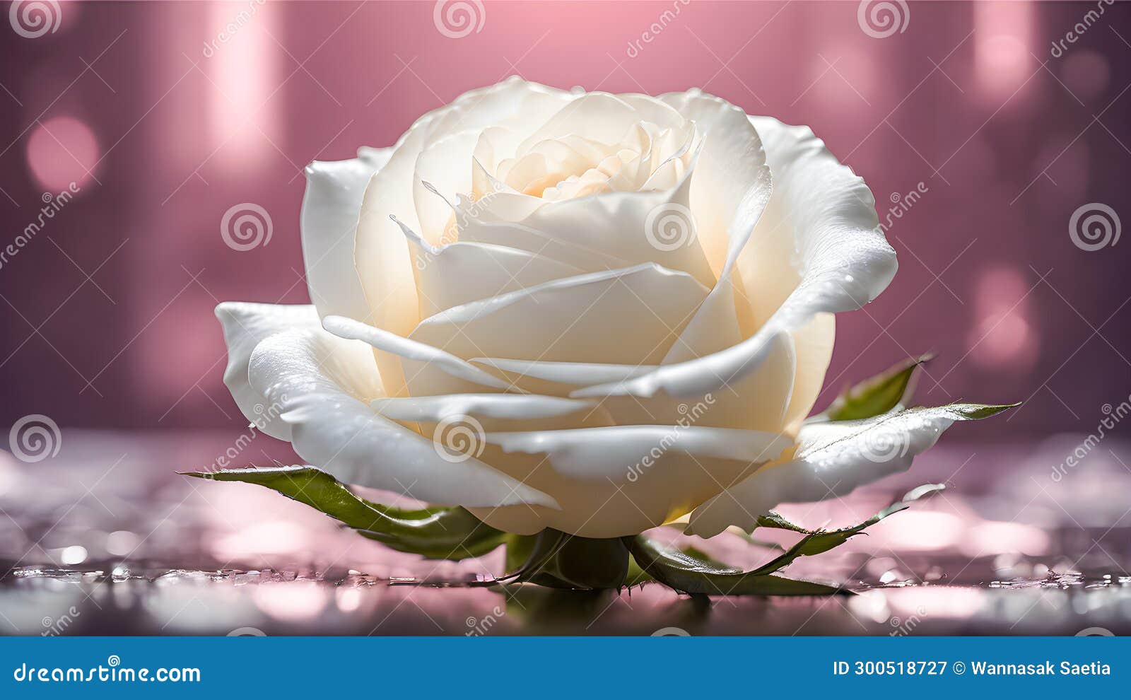 Beautiful White Rose on a Dark Background Stock Illustration ...