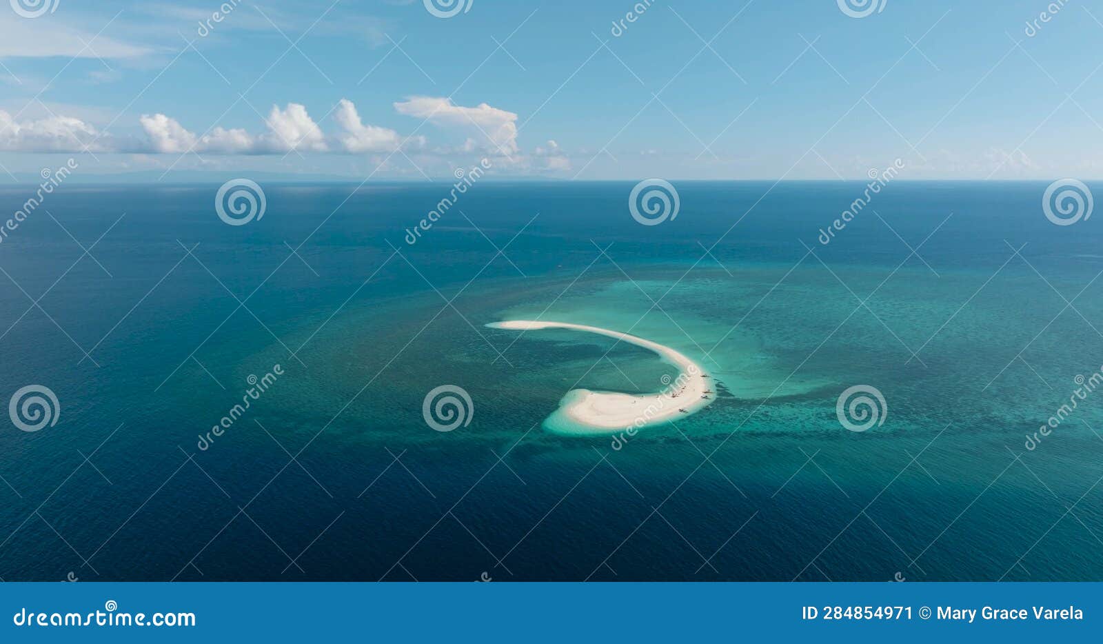 White Island in Camiguin Island. Philippines. Stock Video - Video of ...