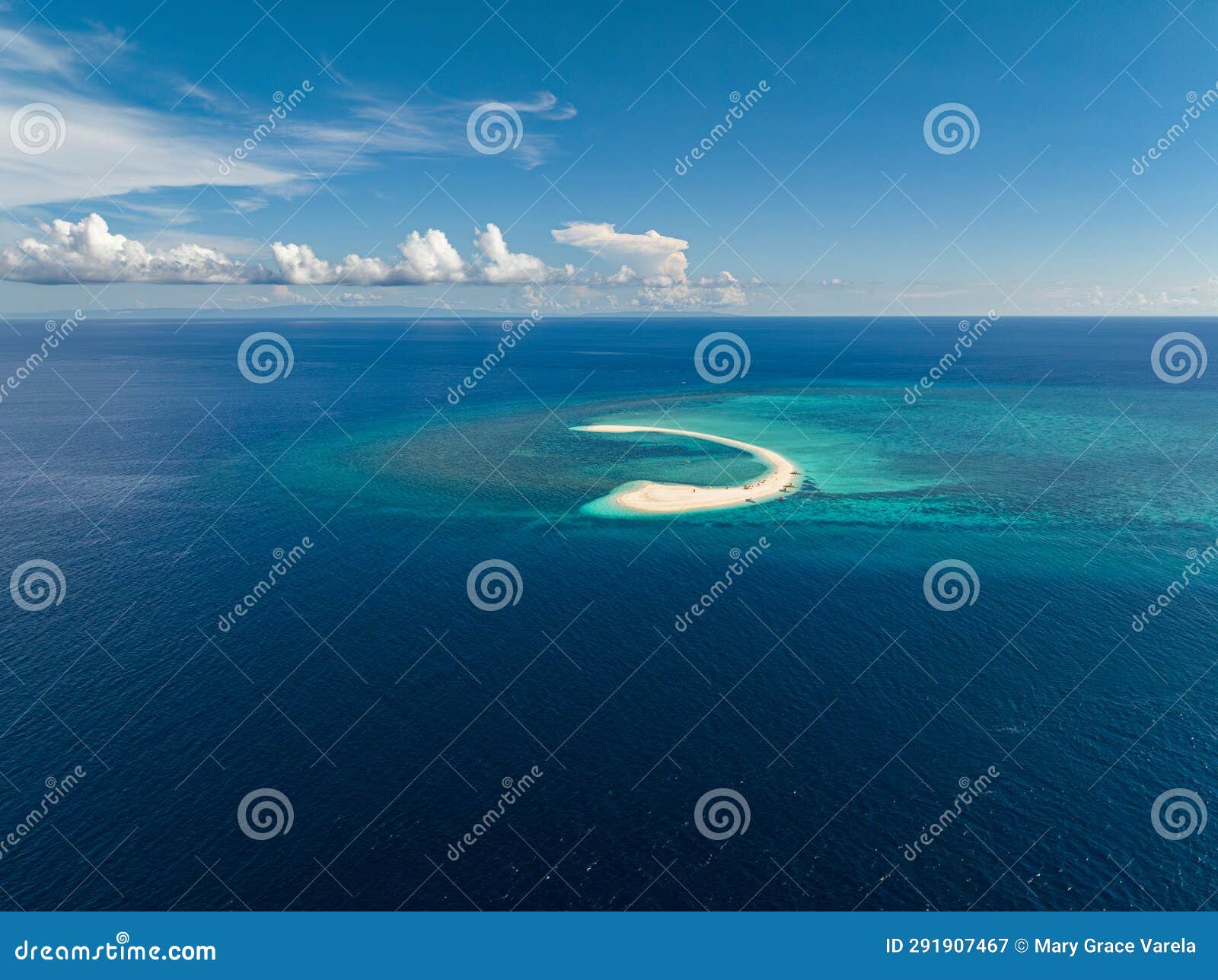 White Island in Camiguin Island. Philippines. Stock Image - Image of ...