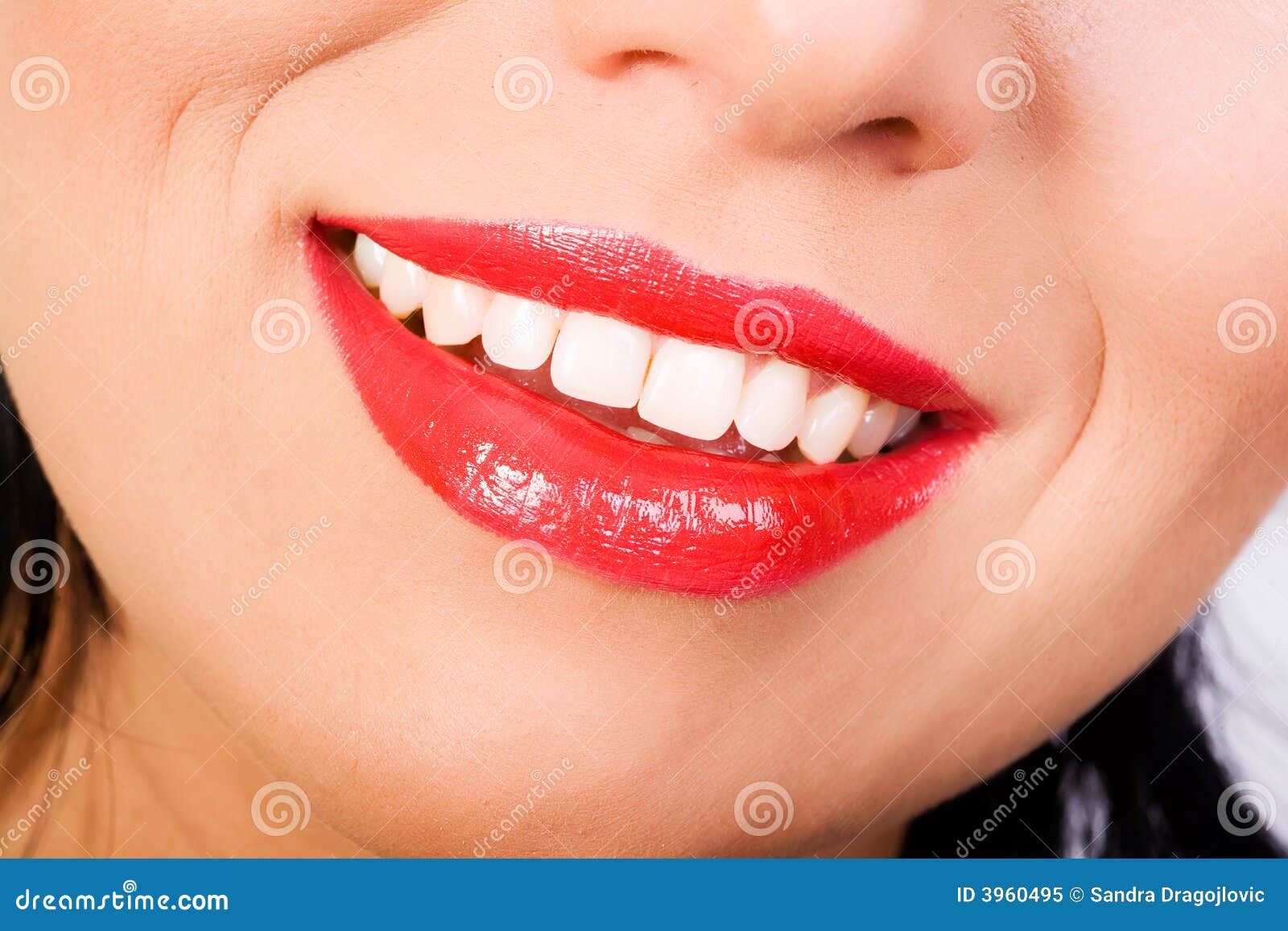 Beautiful White Teeth Smile Stock Image - Image of health, girls: 3960495