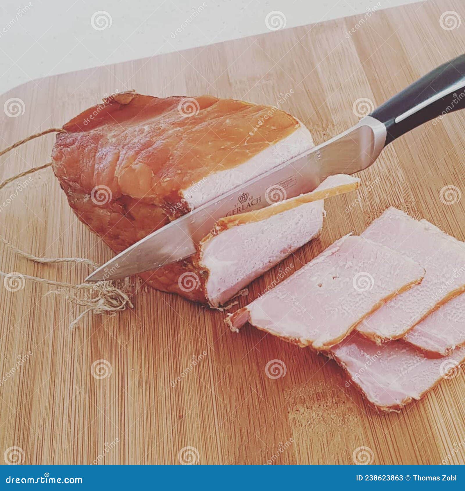 Beautiful wild boar ham. stock image. Image of boar - 238623863