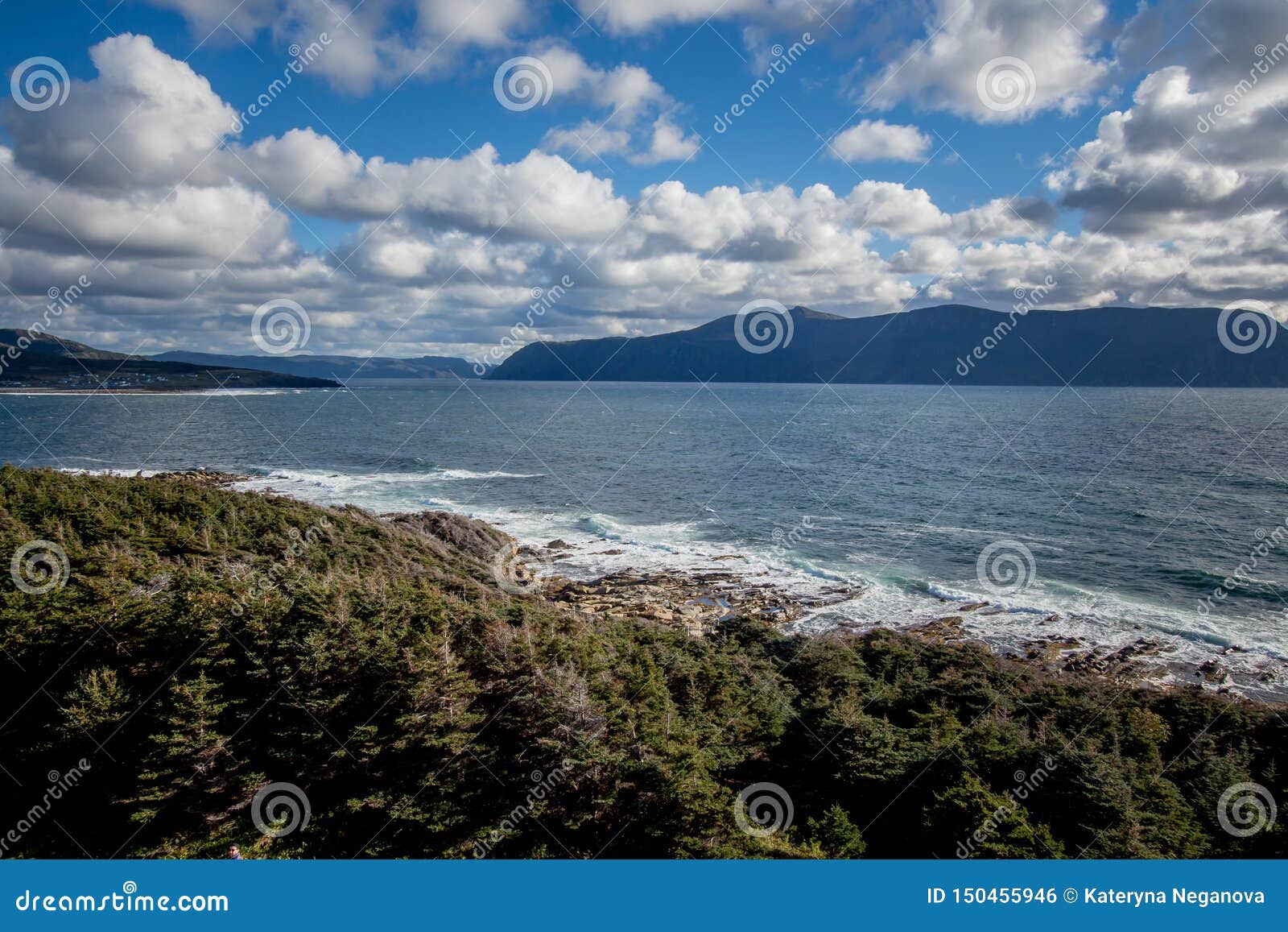 Cliffs of Nova Scotia, Canada. Atlantic Ocean, Rocks Stock Photo ...