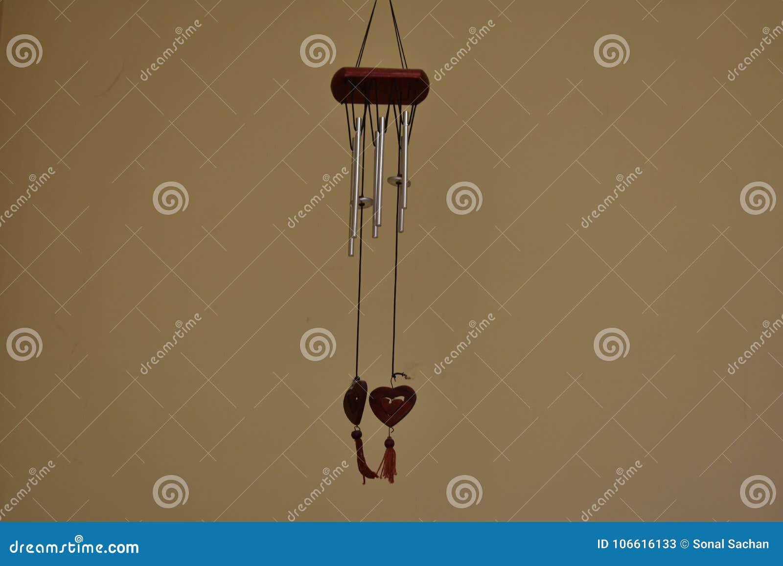 Beautiful wind Chimes stock image. Image of beautiful - 106616133
