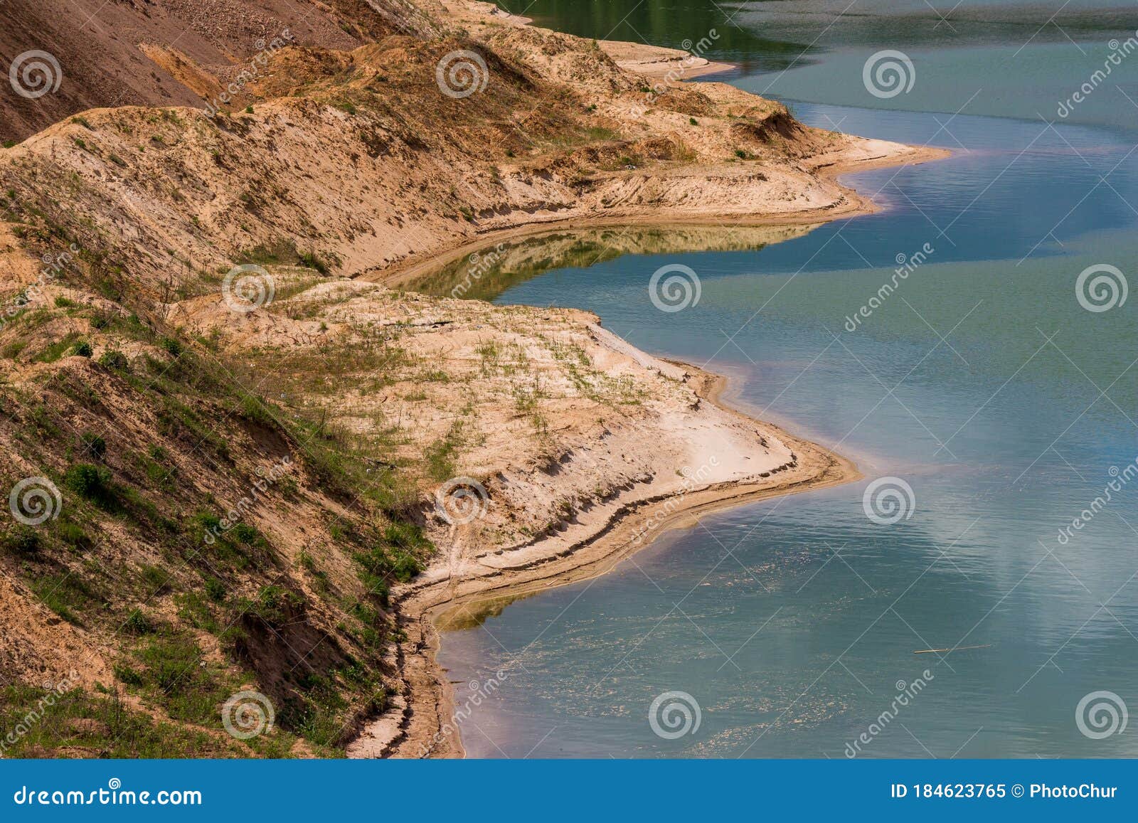 Old Flooded Sand Pit Aerial Photo Royalty-Free Stock Image ...
