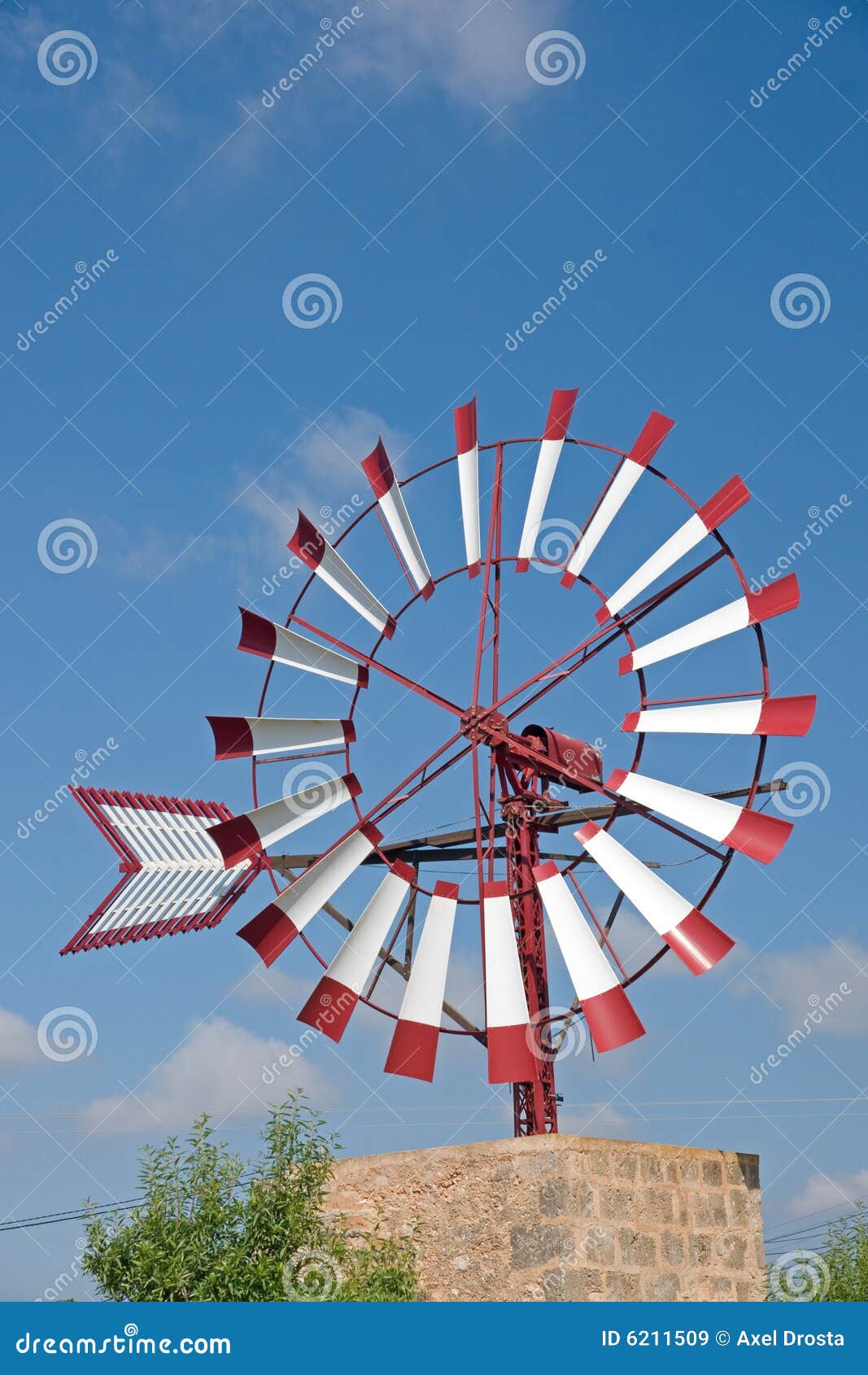 Beautiful windmill stock image. Image of power, view, spin - 6211509