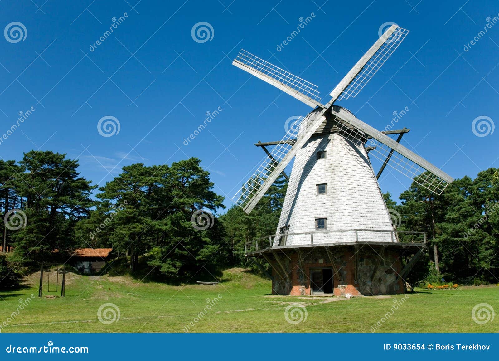 Beautiful windmill stock photo. Image of historic, blade - 9033654