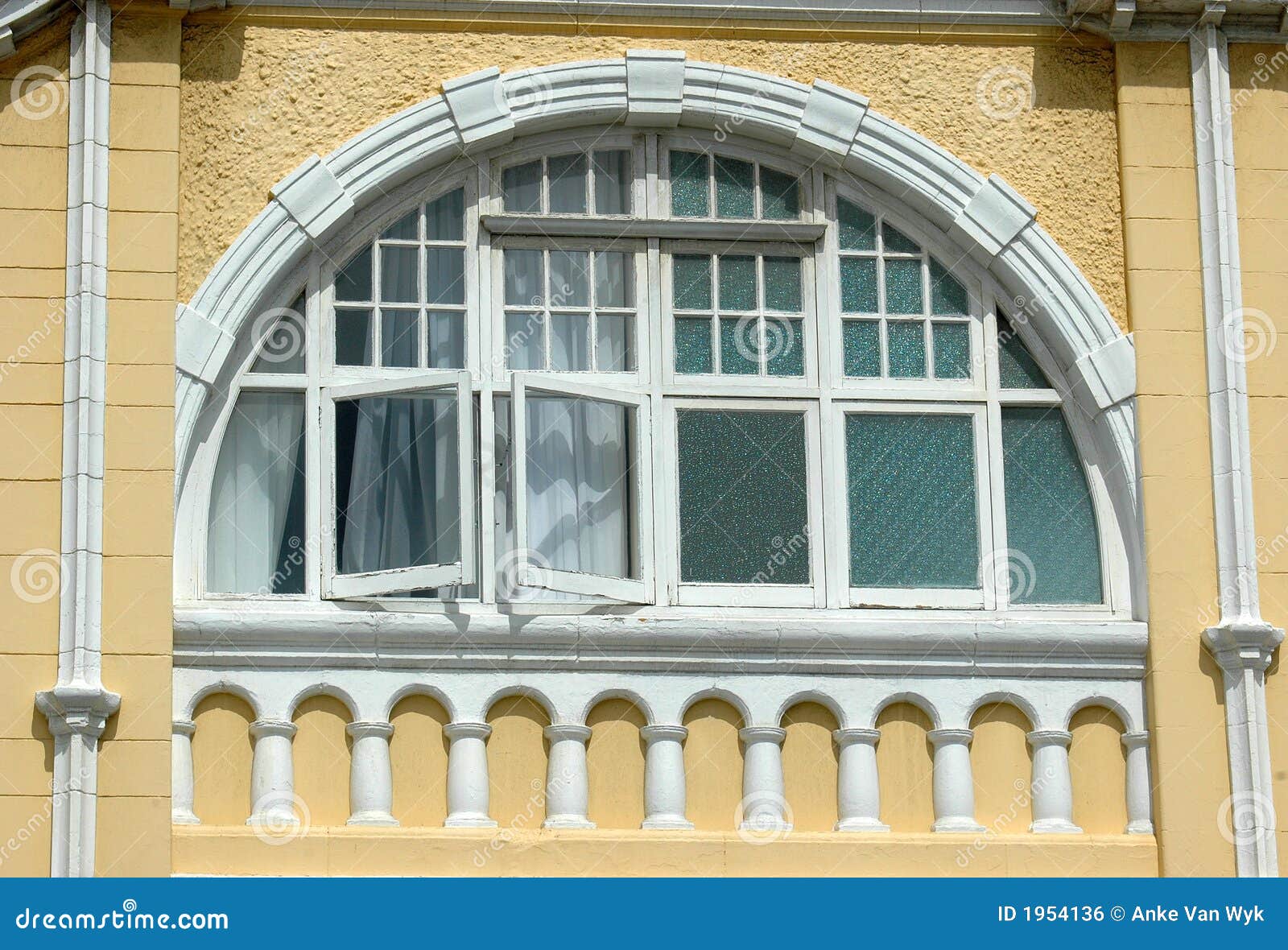 Beautiful window stock photo. Image of halfround, beautiful - 1954136