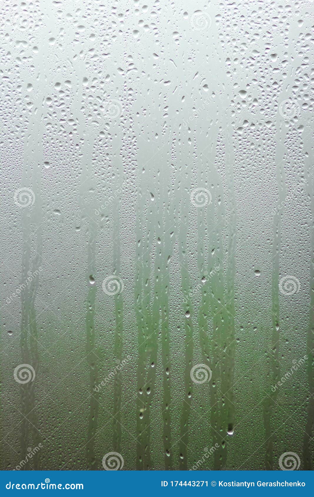Beautiful Window Glass with Drops Background Stock Image - Image of ...
