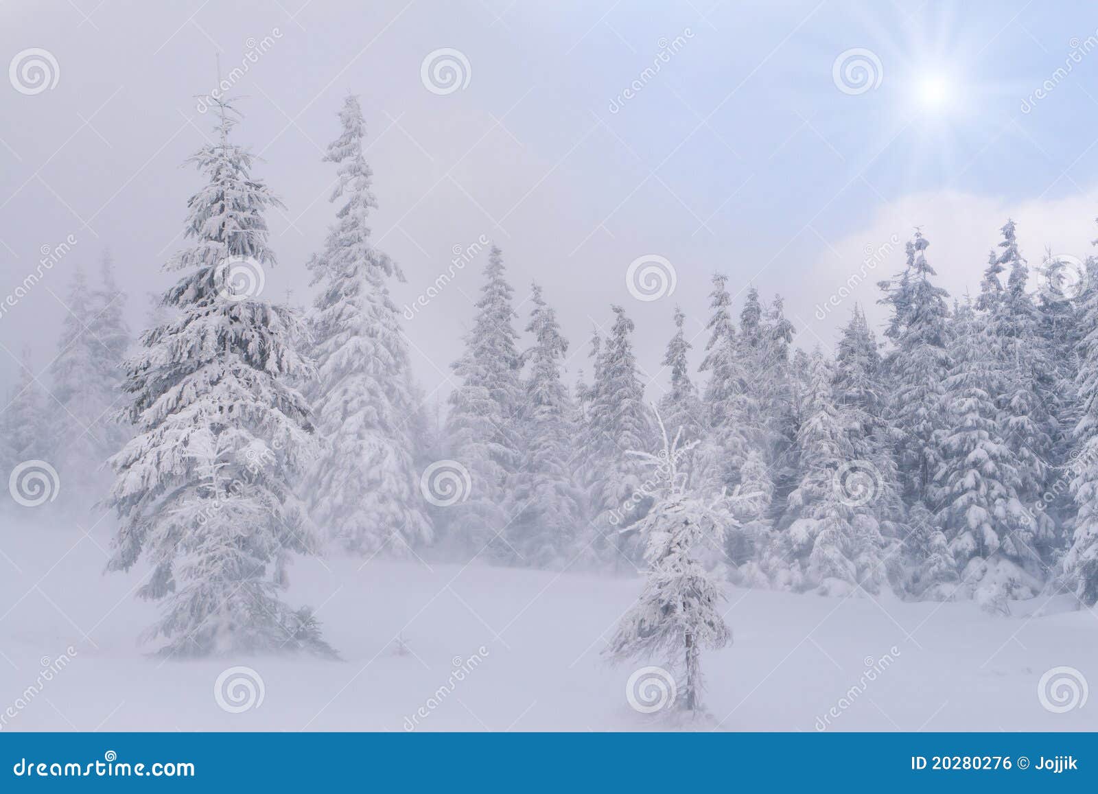 Beautiful winter landscape stock photo. Image of majestic - 20280276
