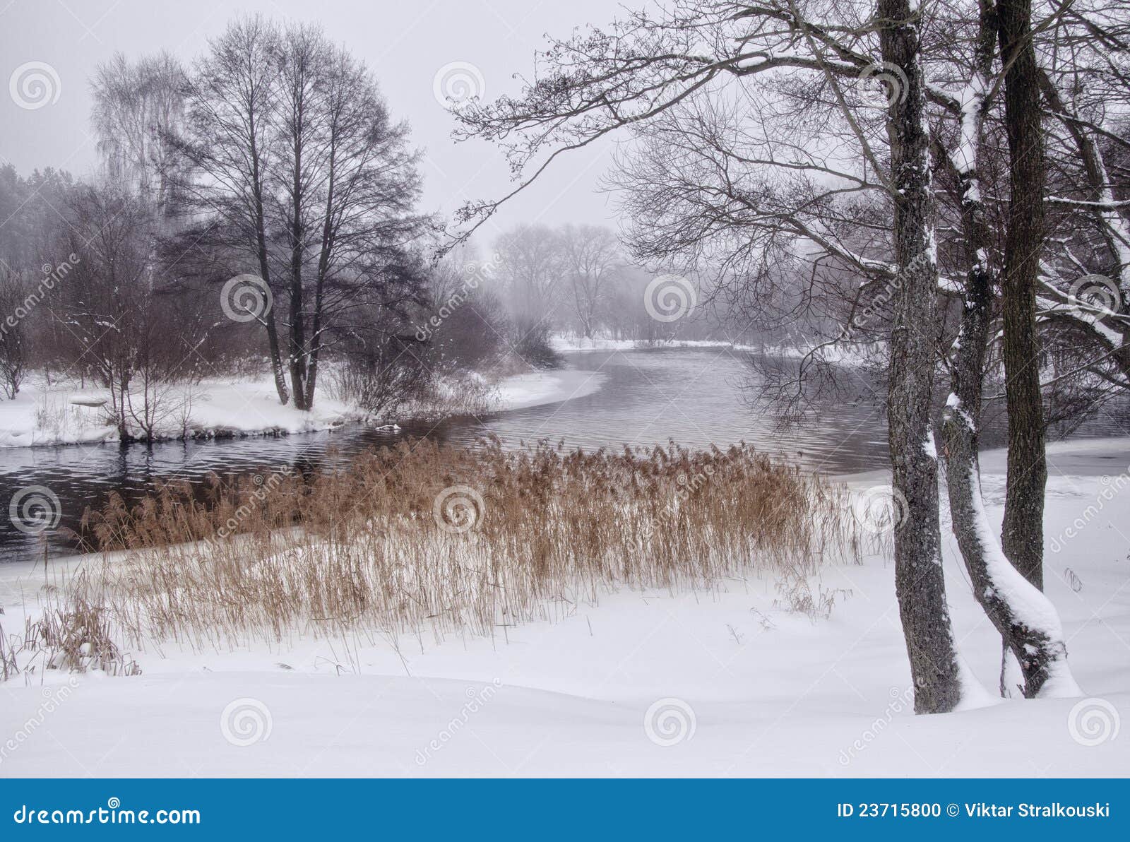 Beautiful winter landscape stock photo. Image of december - 23715800