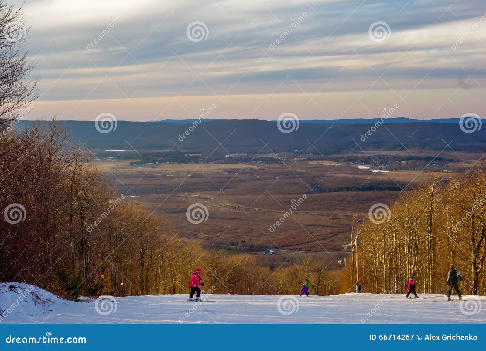 Beautiful Winter Landscape at Timberline West Virginia Stock Image ...