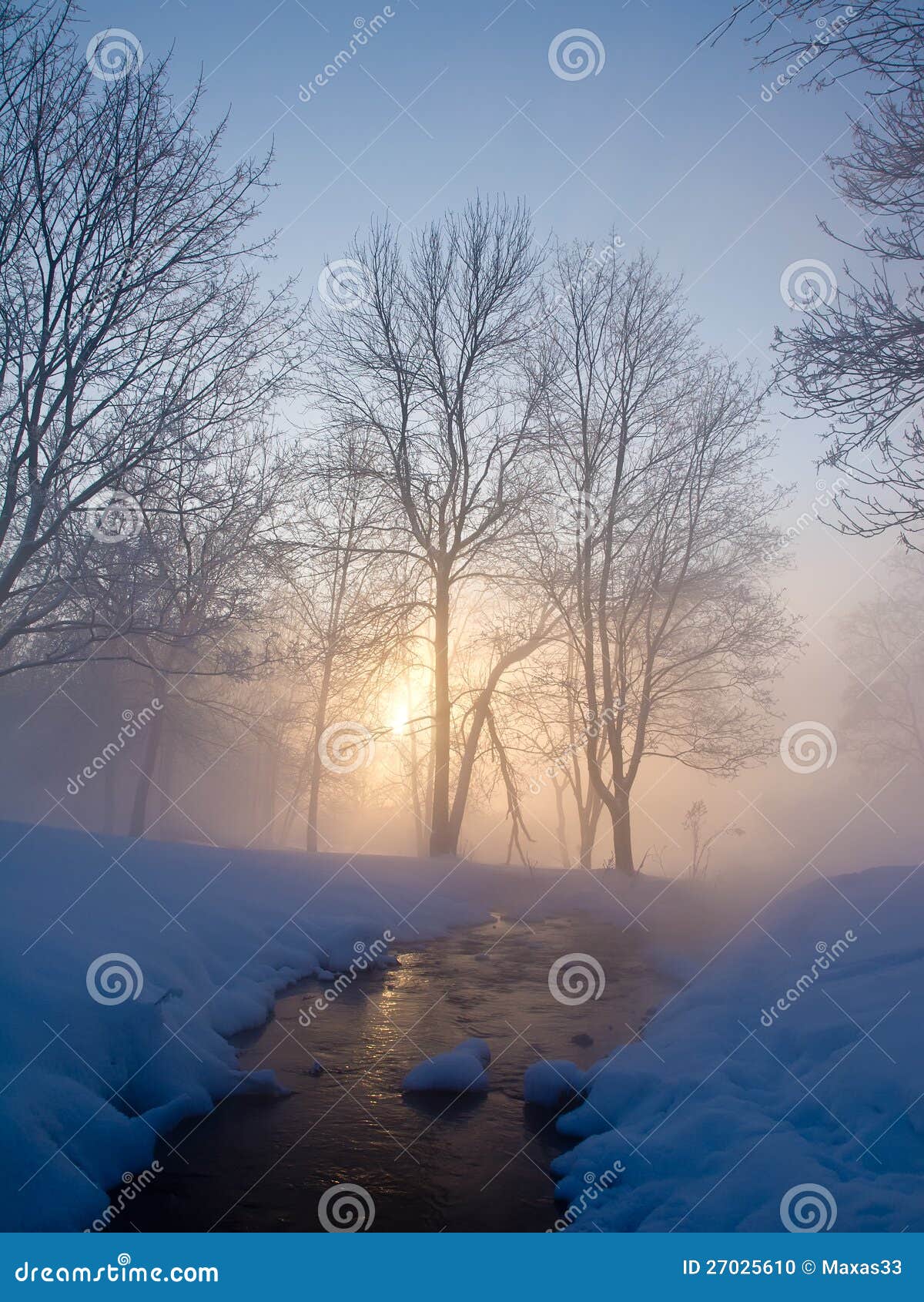 Beautiful winter morning stock photo. Image of blue, area - 27025610
