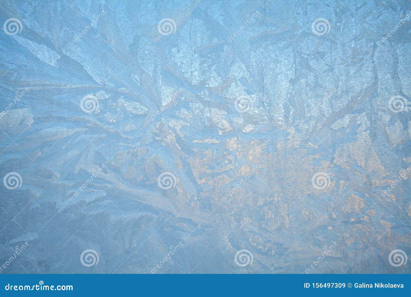 Beautiful Winter Texture Patterns of Frost on Window Stock Image ...