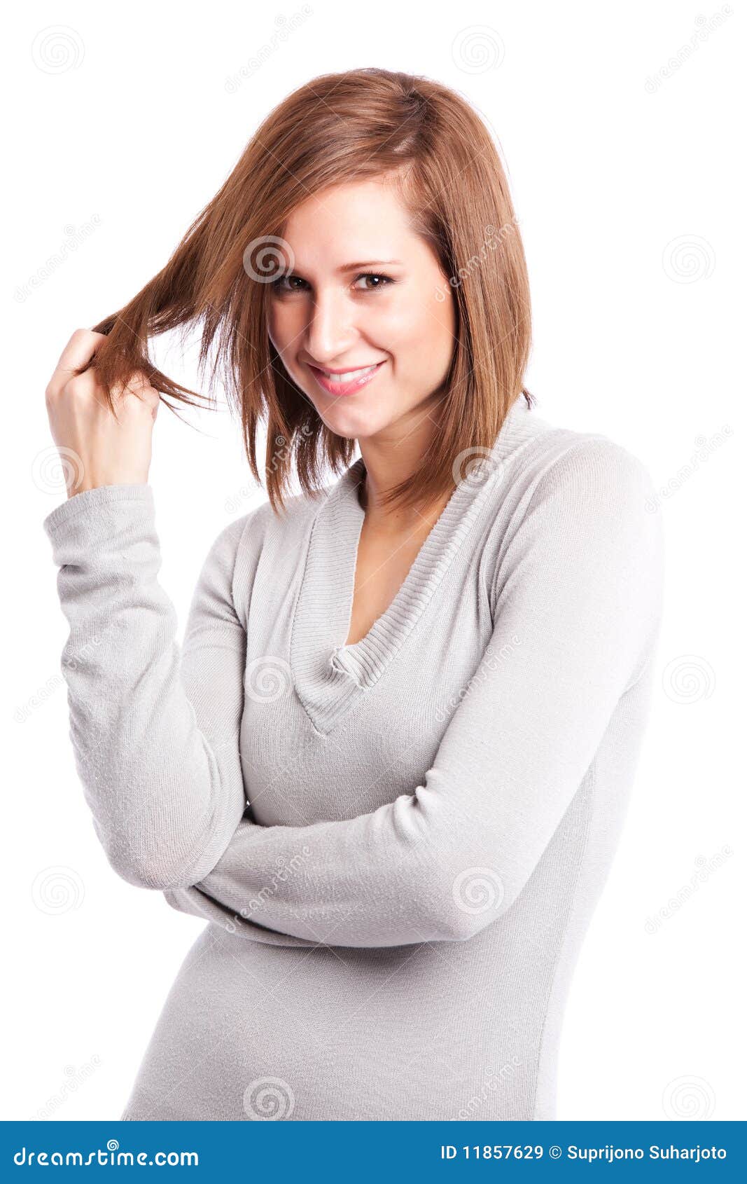 Beautiful woman stock image. Image of lady, isolated - 11857629