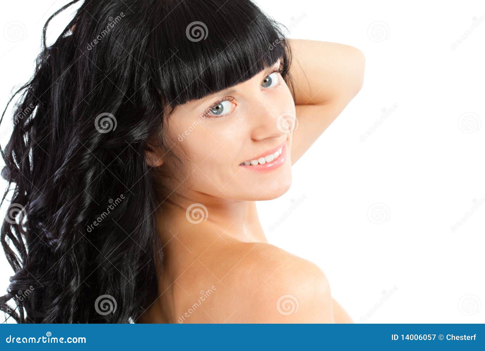 Beautiful woman stock image. Image of head, beautiful - 14006057