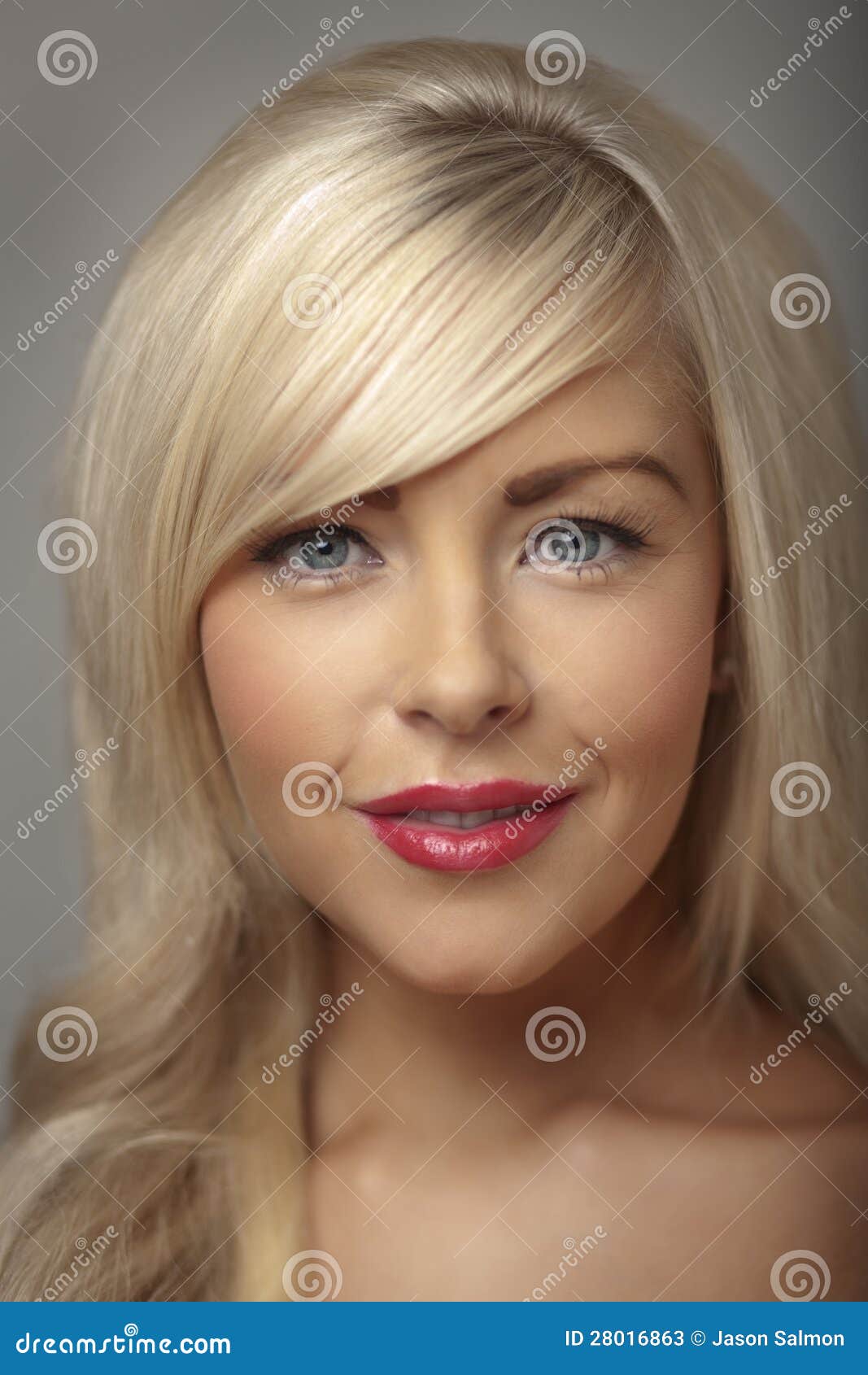 Beautiful woman stock image. Image of female, fresh, head - 28016863