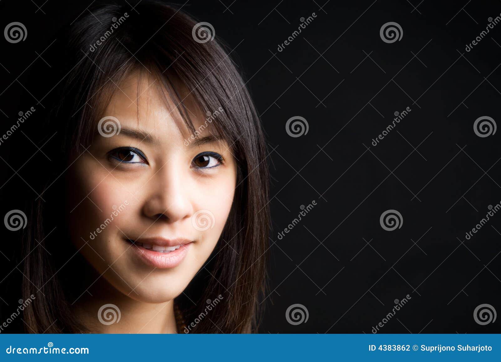 Beautiful woman stock photo. Image of expression, headshot - 4383862