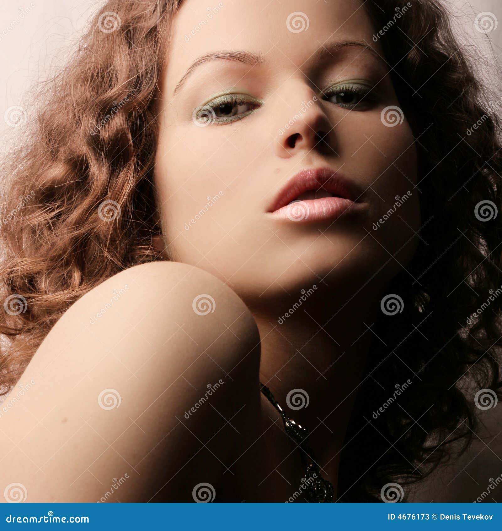 Beautiful woman stock image. Image of head, artist, human - 4676173