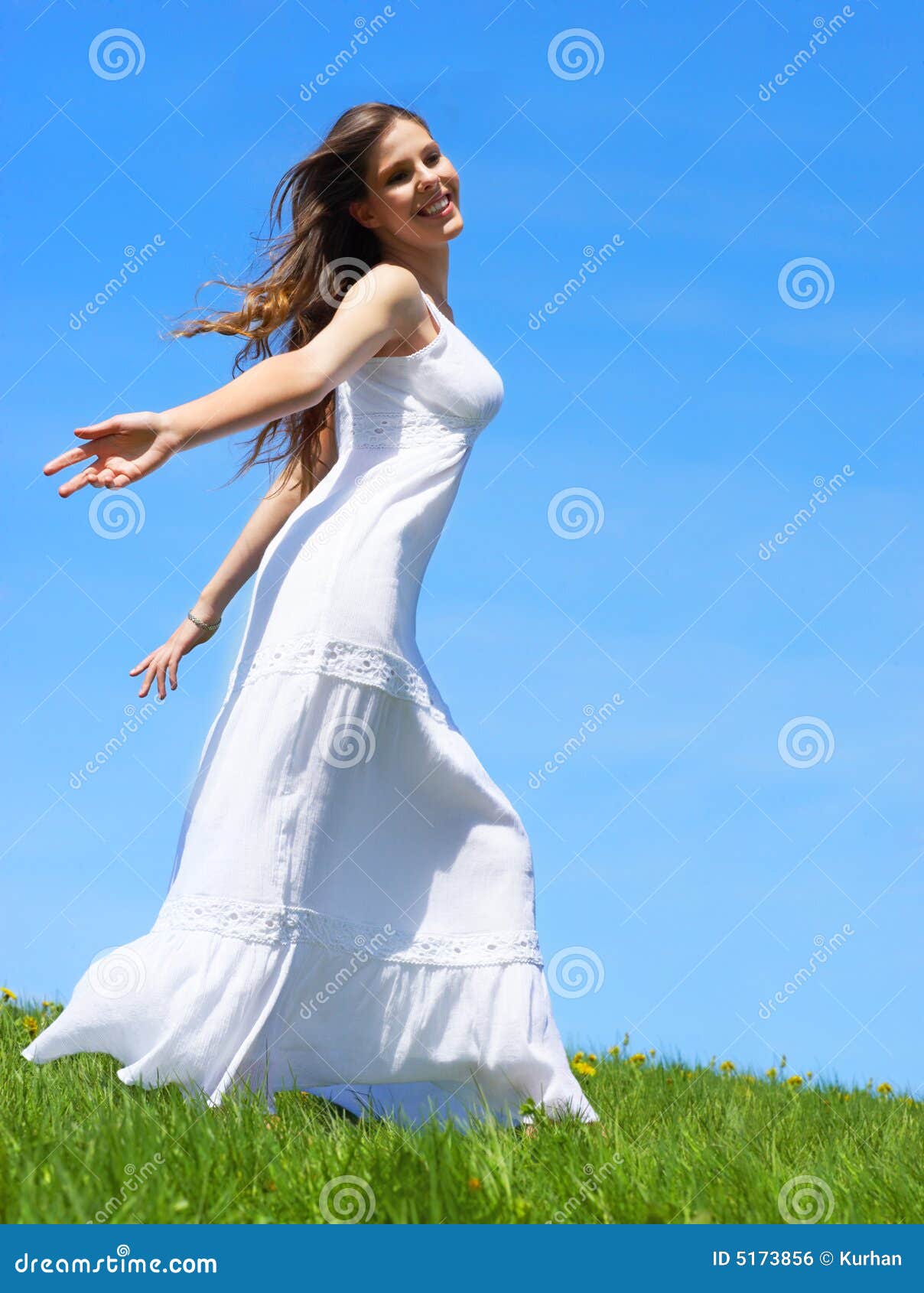 Beautiful woman stock photo. Image of freedom, carefree - 5173856
