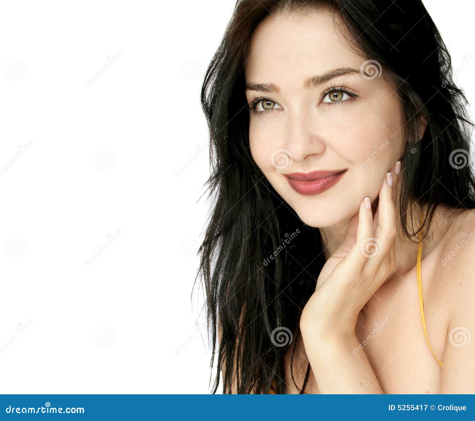 Beautiful woman stock image. Image of elegant, expressing - 5255417