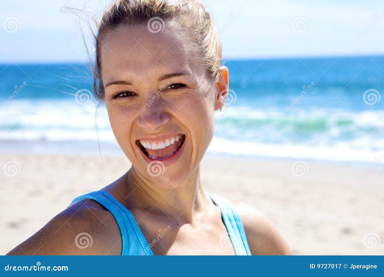 Beautiful Woman at the Beach Stock Image - Image of outdoor, glamour ...