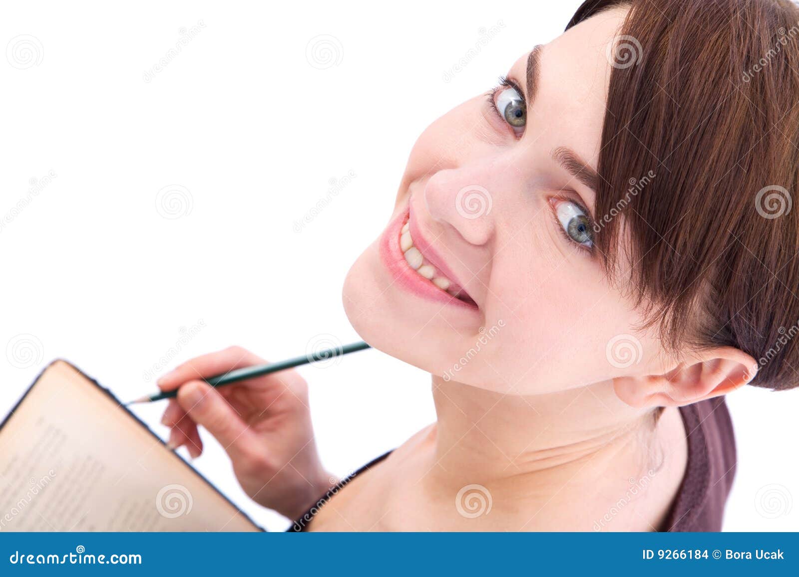 Beautiful Woman with a Book Stock Photo - Image of rare, knowledge: 9266184