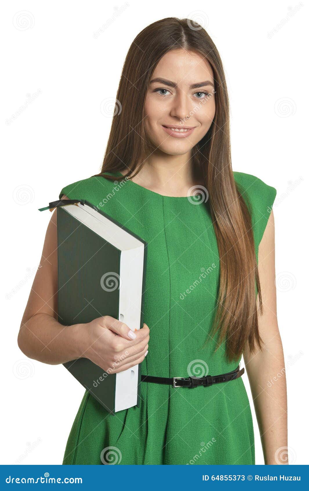 Beautiful woman with book stock image. Image of hair - 64855373
