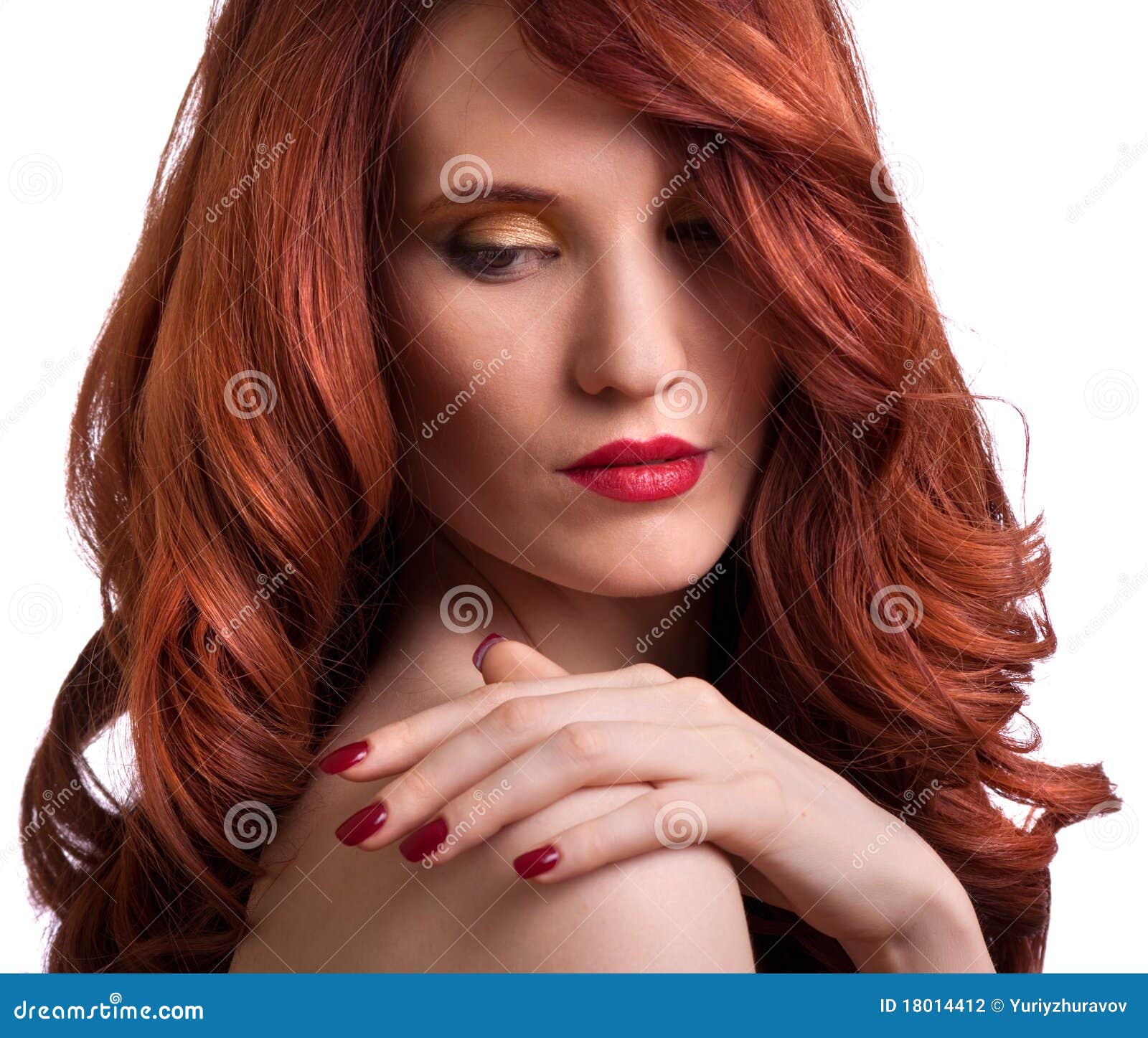 Beautiful Woman with Bright Makeup Stock Photo - Image of glamour, look ...