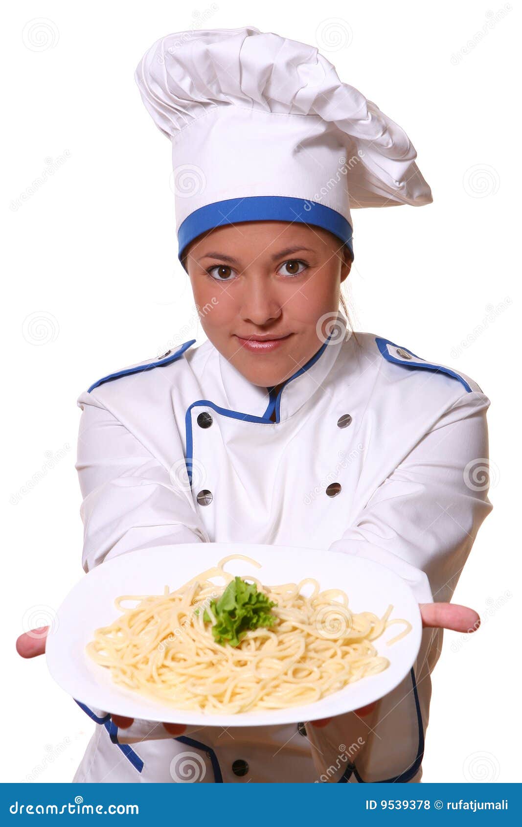 Beautiful Woman in Chef Image Stock Photo - Image of caucasian ...