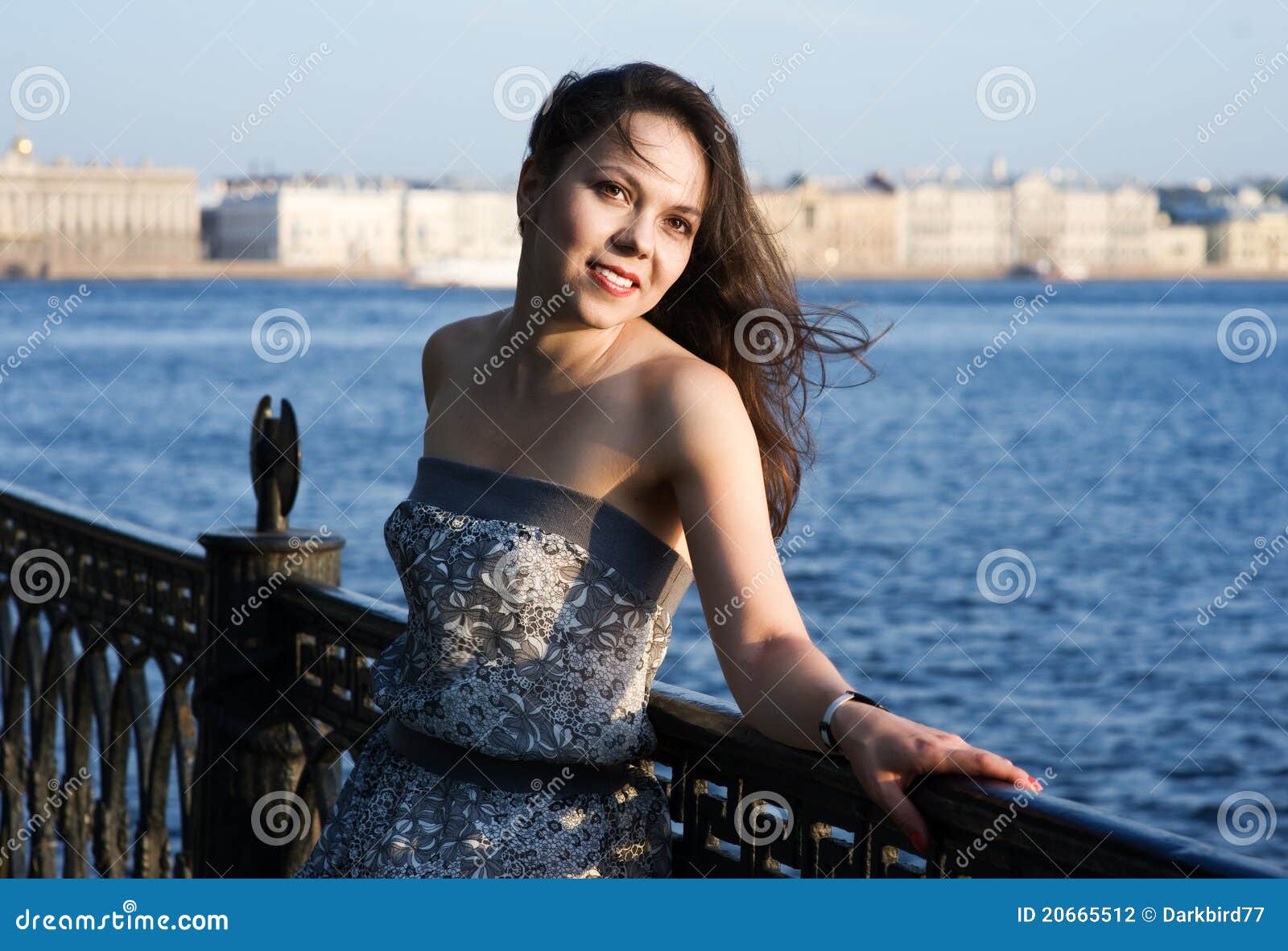 Beautiful Woman in the City Stock Photo - Image of alone, building ...