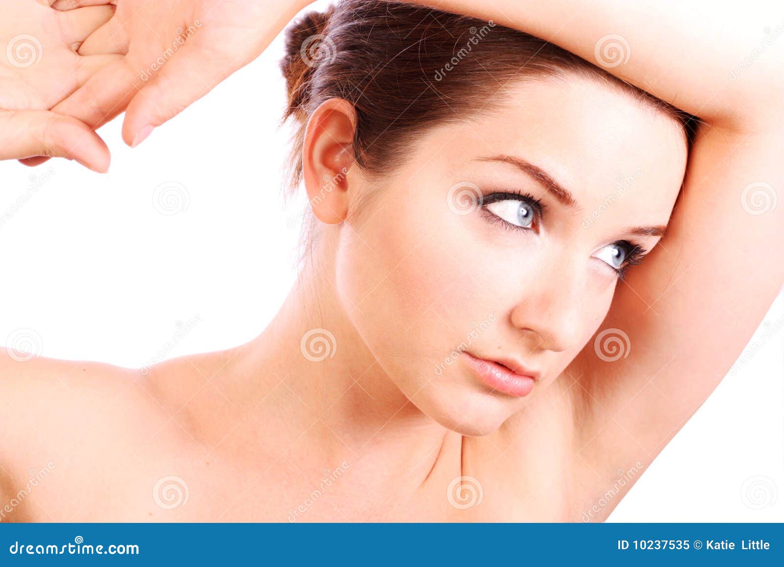 Beautiful Woman Contemplating Stock Image - Image of woman, gorgeous ...