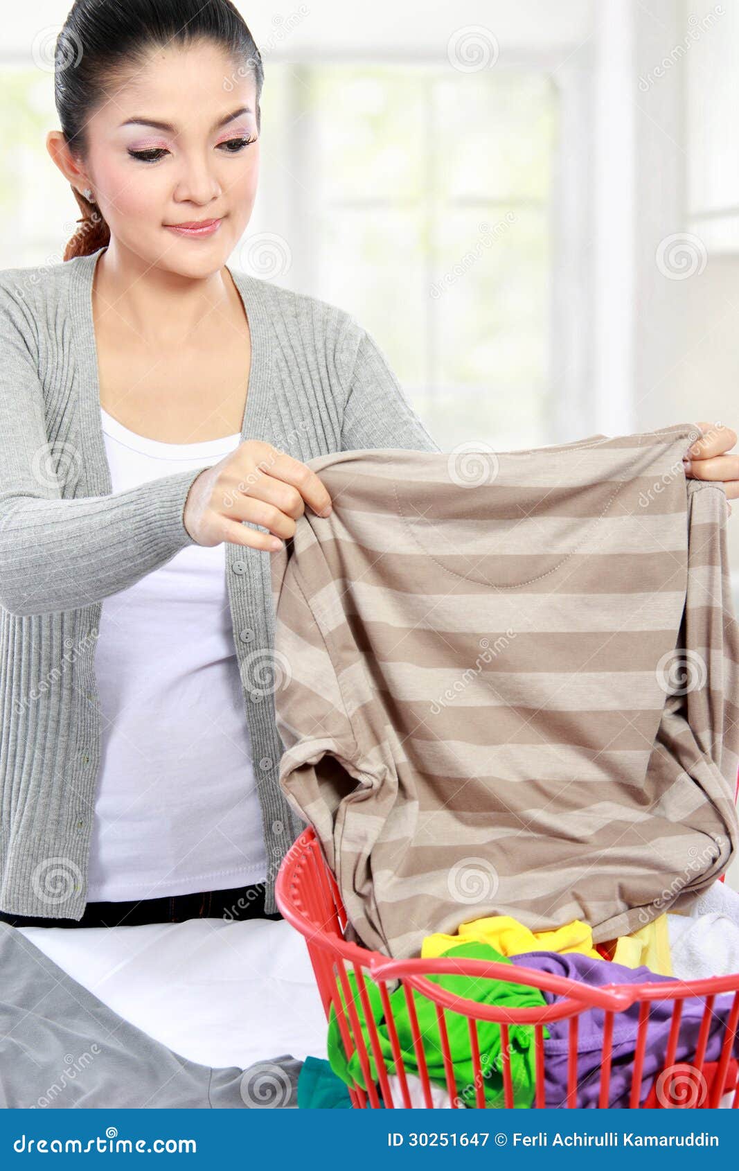 Laundry at home stock image. Image of overworked, hygiene - 30251647