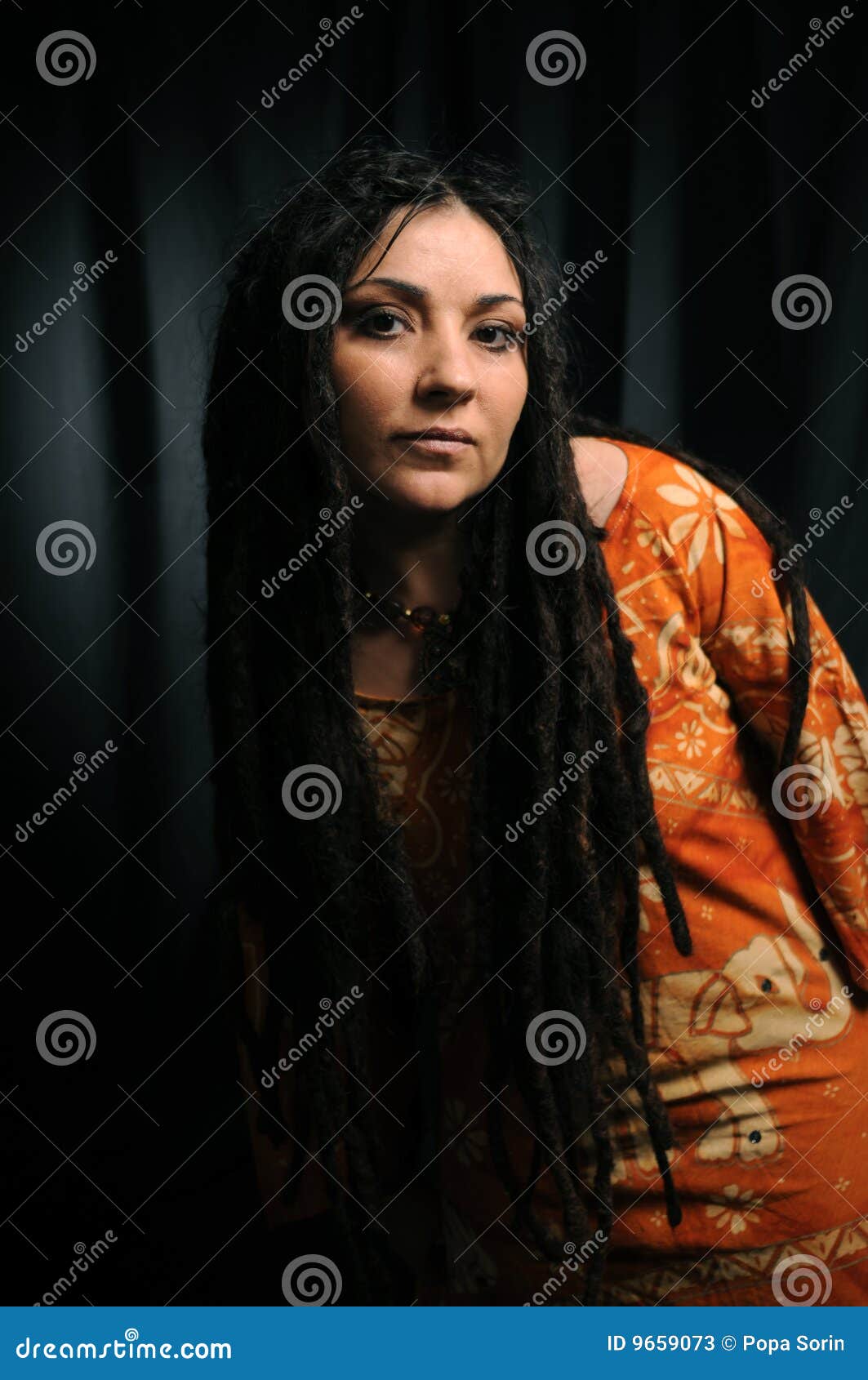 Beautiful Woman with Dreadlocks Stock Image - Image of face, rebel: 9659073
