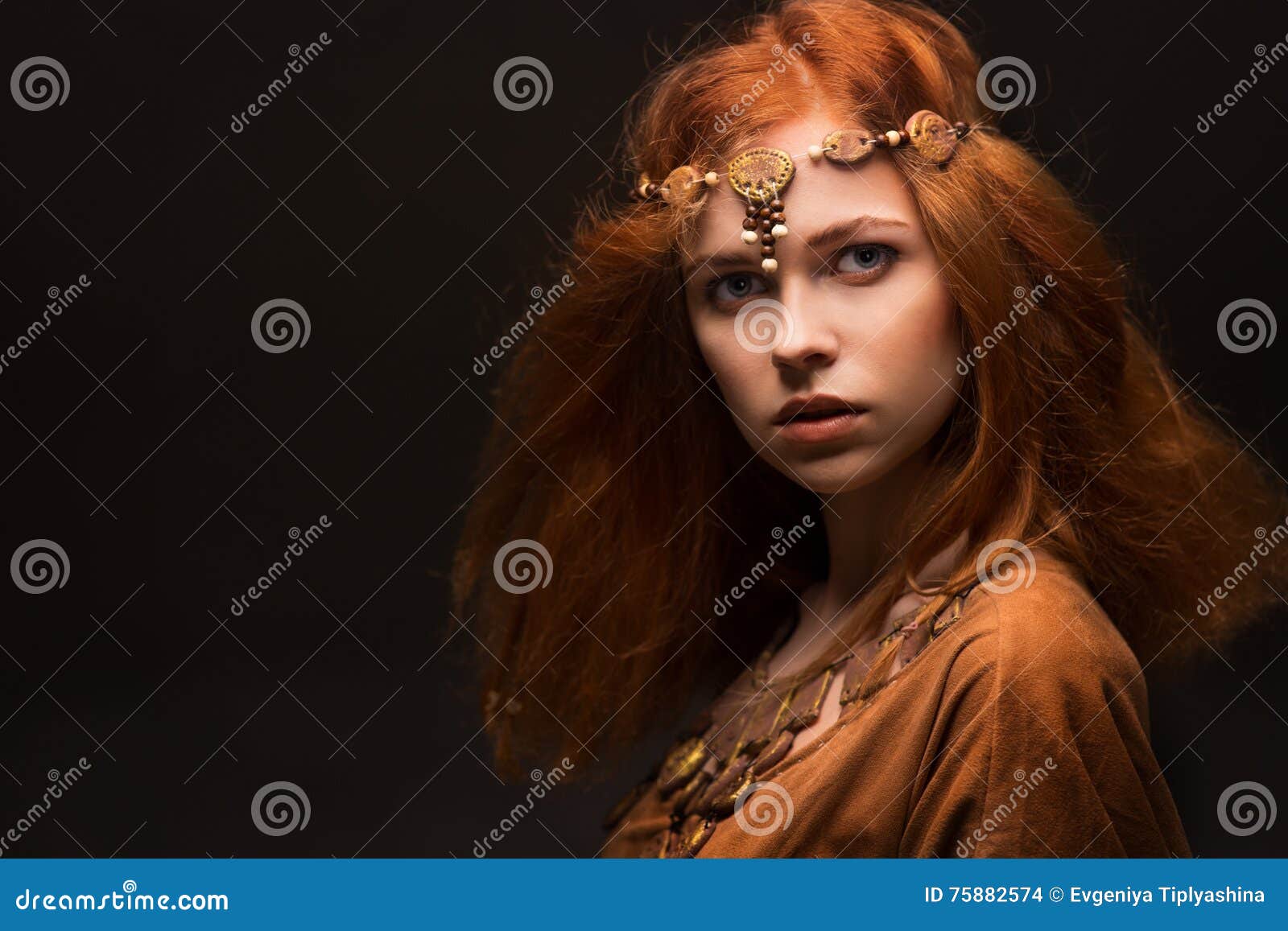 Beautiful Woman Dressed As Amazons Stock Photo - Image of warrior ...
