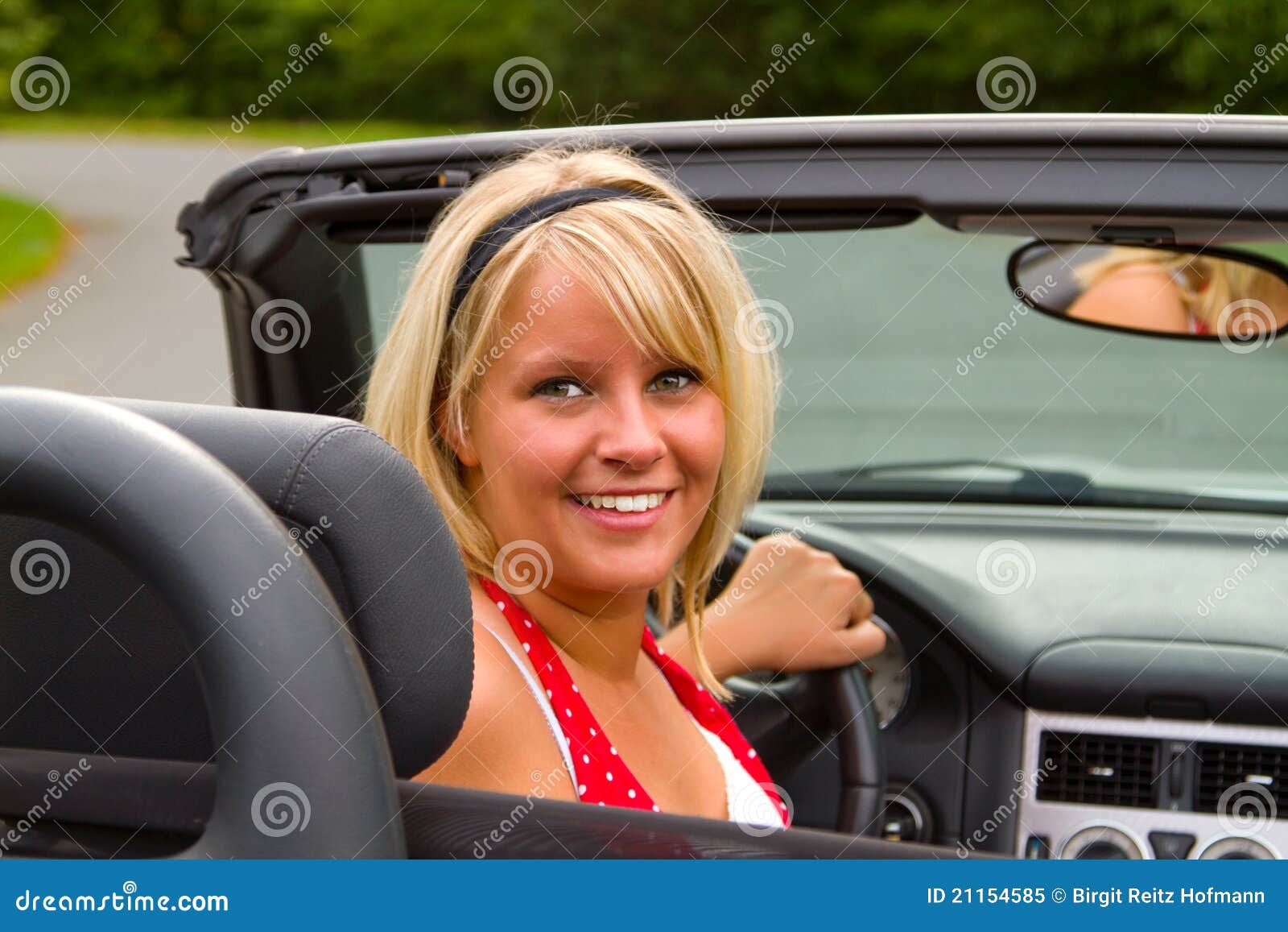 Beautiful woman driver stock image. Image of alone, fresh - 21154585