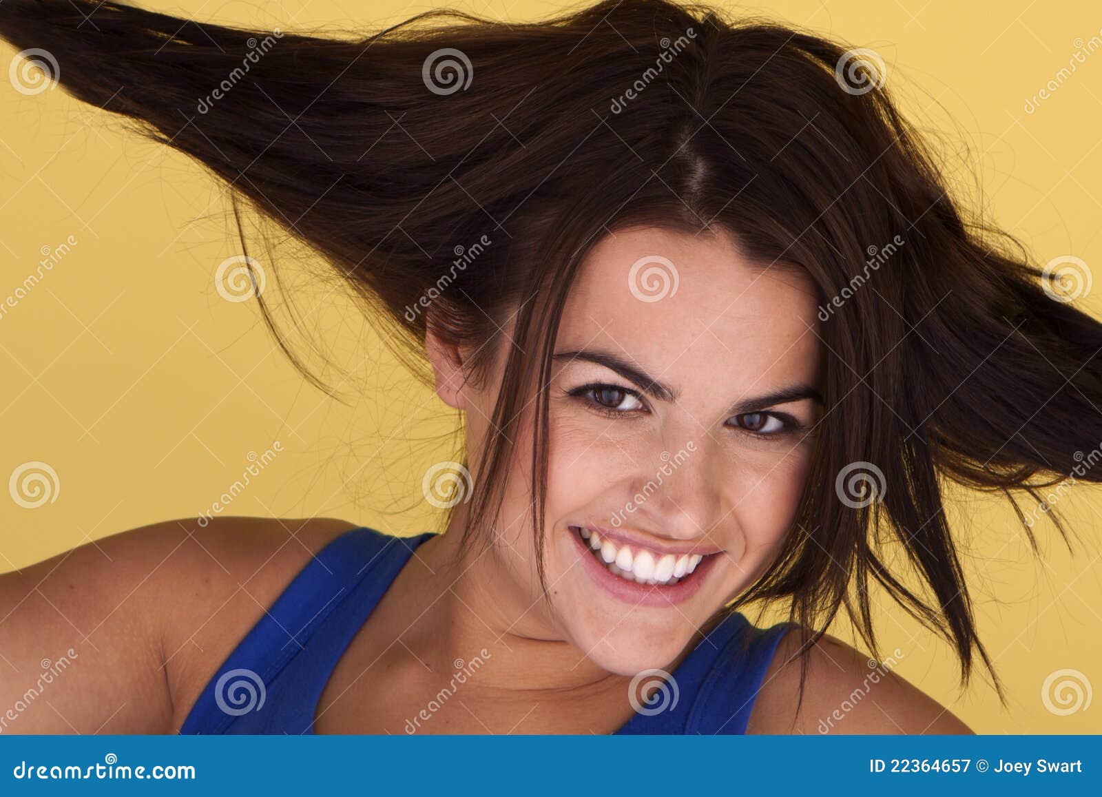 Beautiful Woman Enjoying Life. Stock Image - Image of face, expression ...